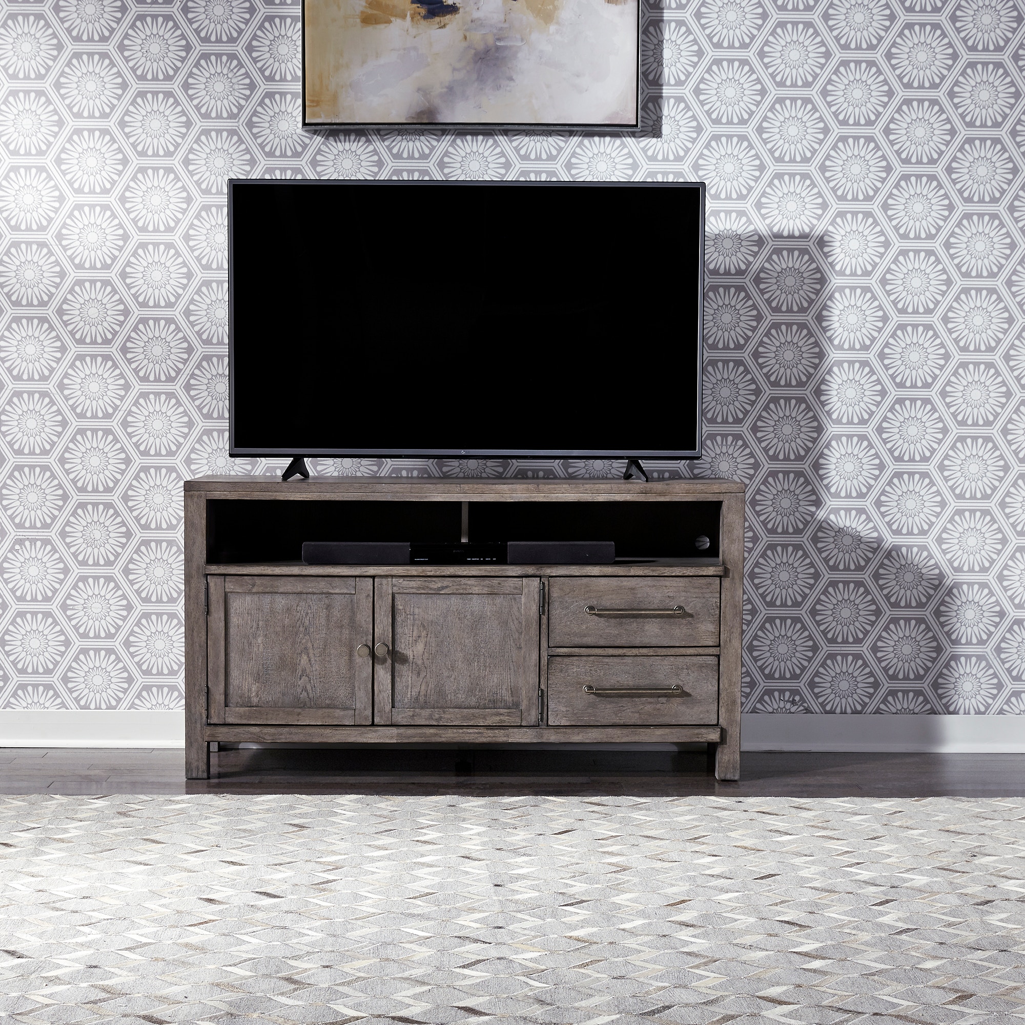 Liberty Furniture Home Entertainment 56 Inch Entertainment Console 406 ...