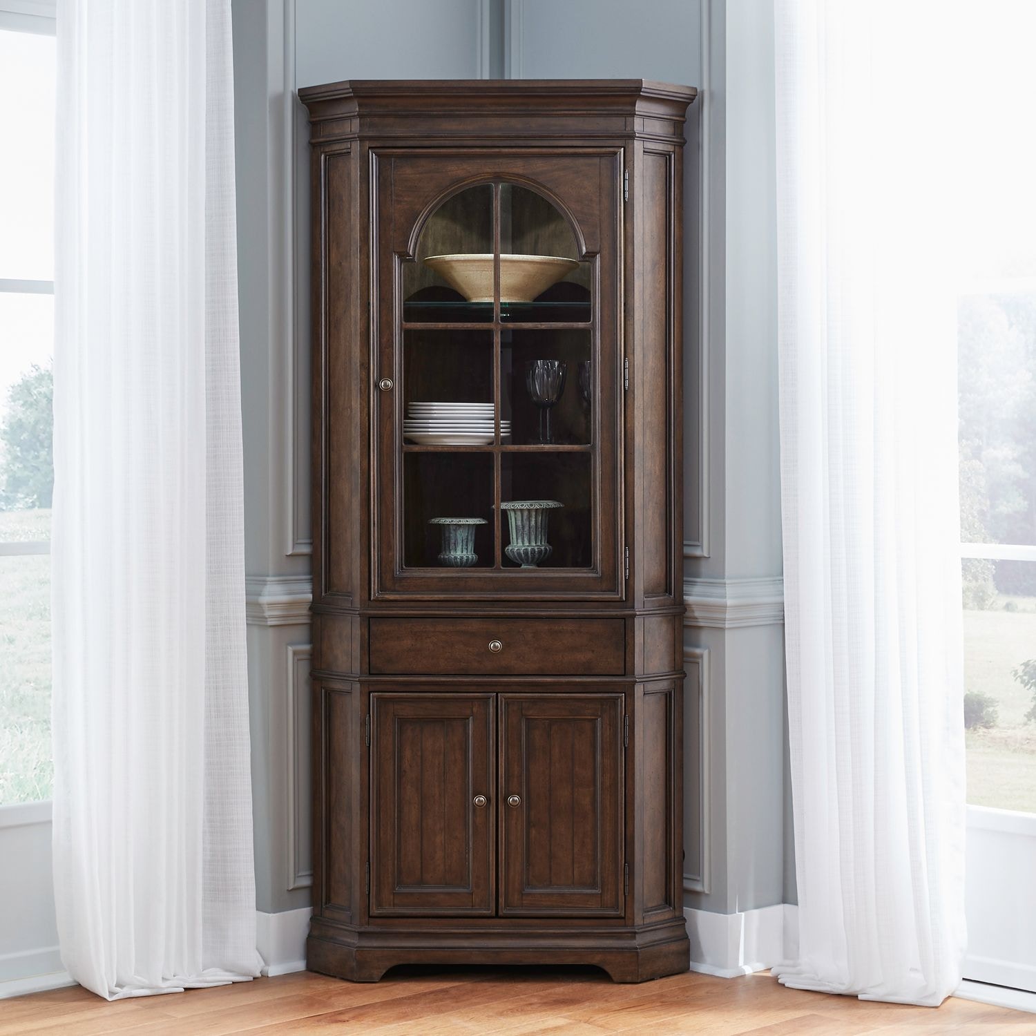 Liberty Furniture Casual Dining Corner Cabinet 512-CC3884 - Brownlee's ...