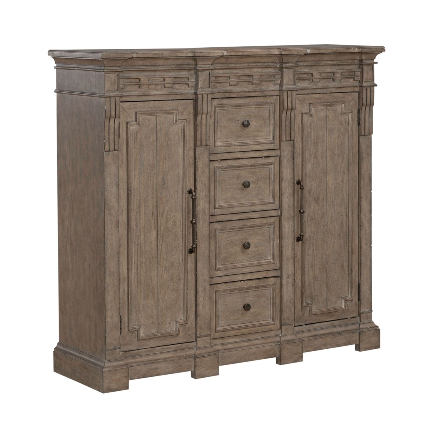 Liberty Furniture Town and Country 4 Drawer 2 Door Chesser 711-BR32 ...