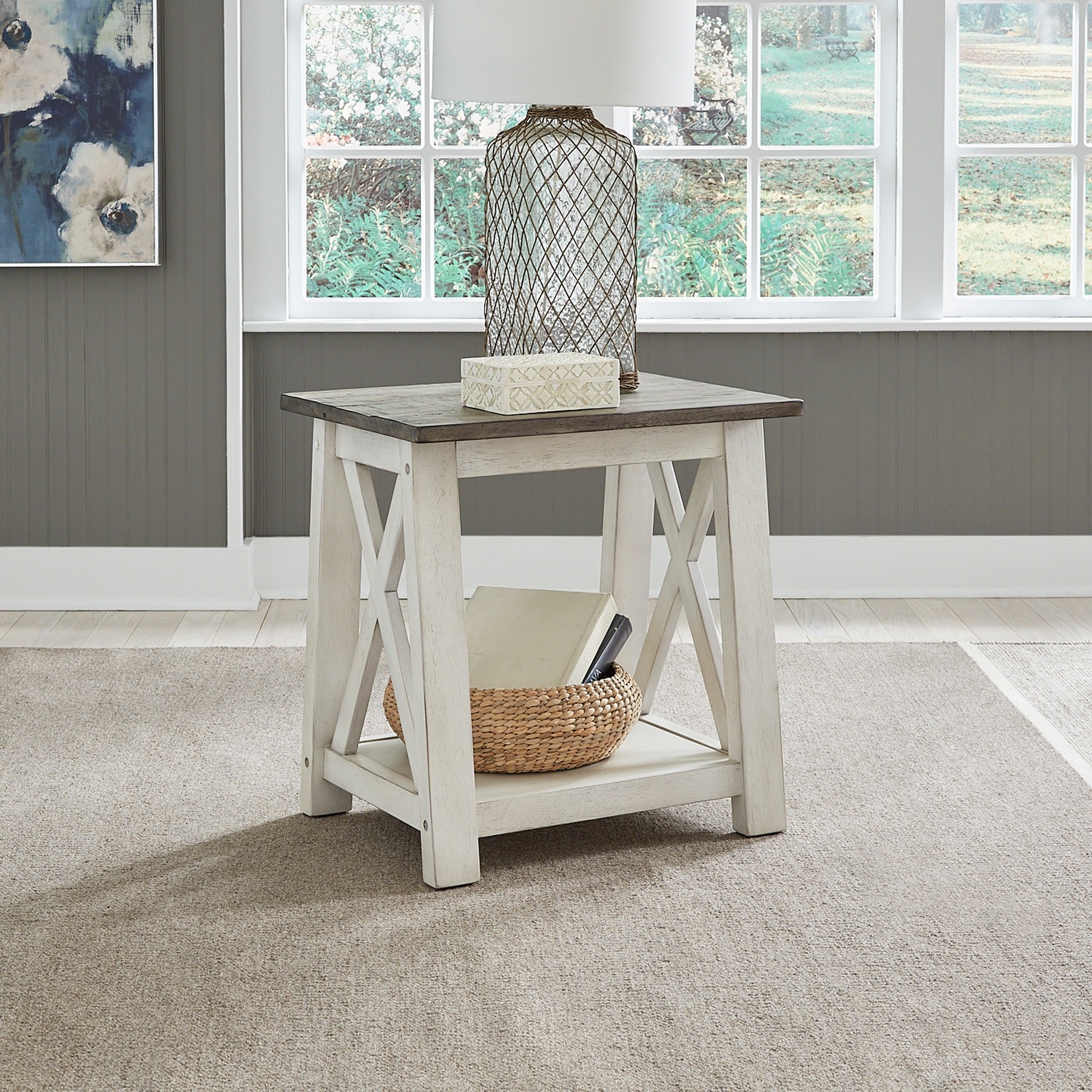 Liberty Furniture Living Room End Table 810-OT1020 | Hickory Furniture ...