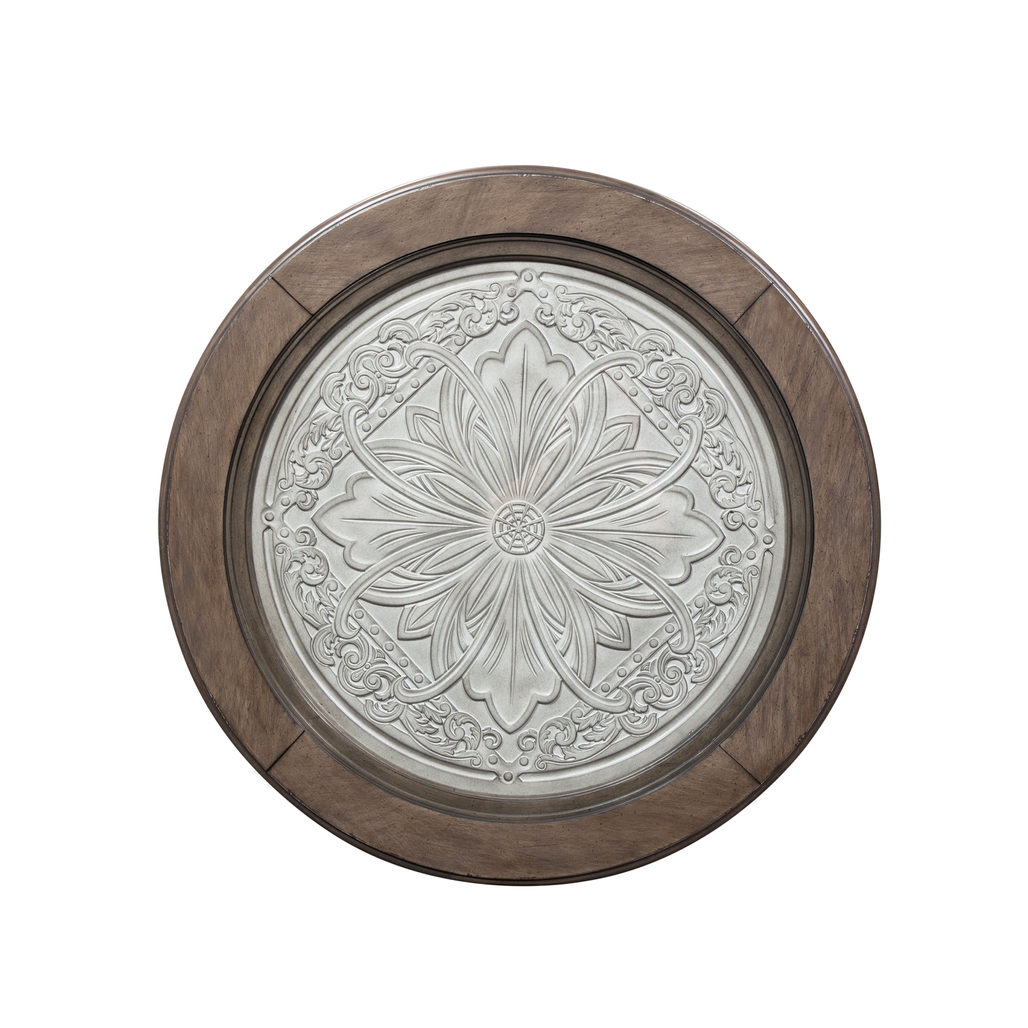 Liberty Furniture Living Room Round Ceiling Tile Cocktail Table 824 ...