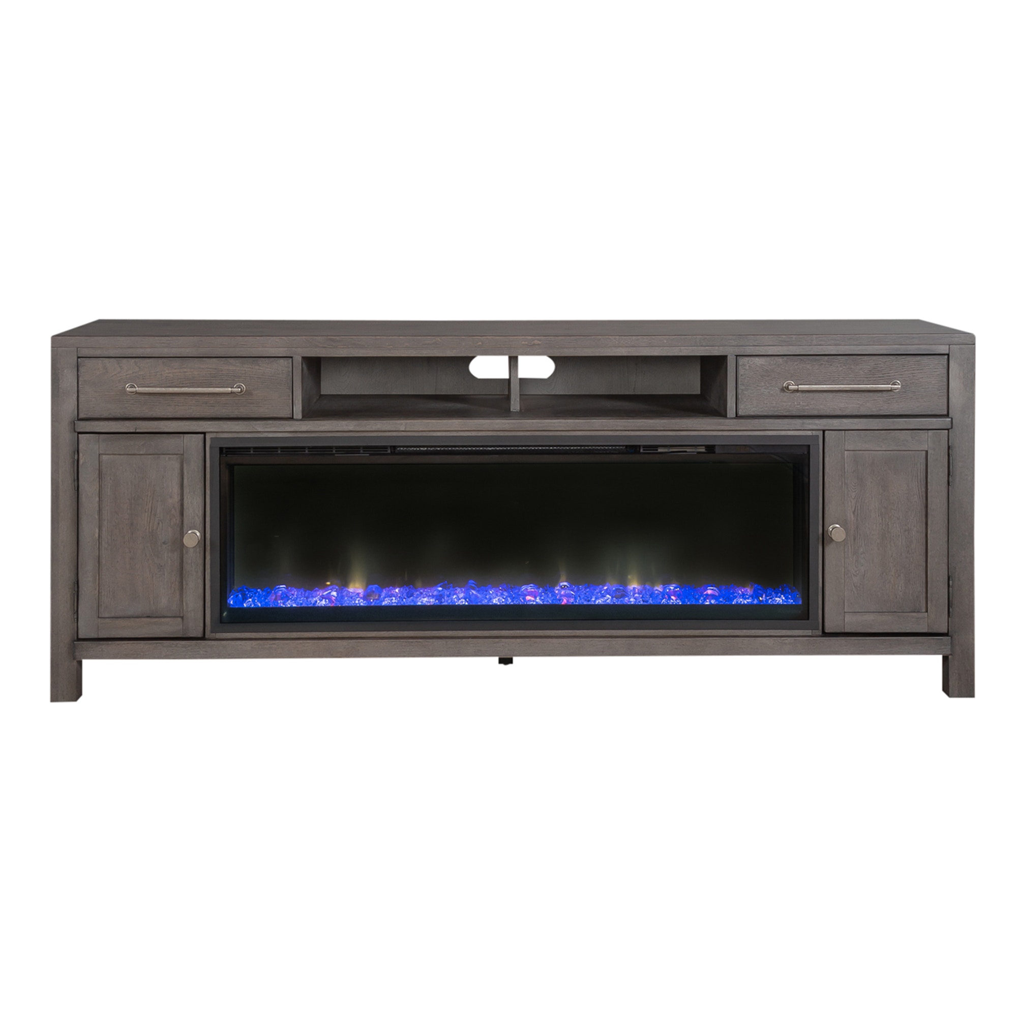 Liberty Furniture Home Entertainment 78 Inch Fireplace TV Console FIRE ...