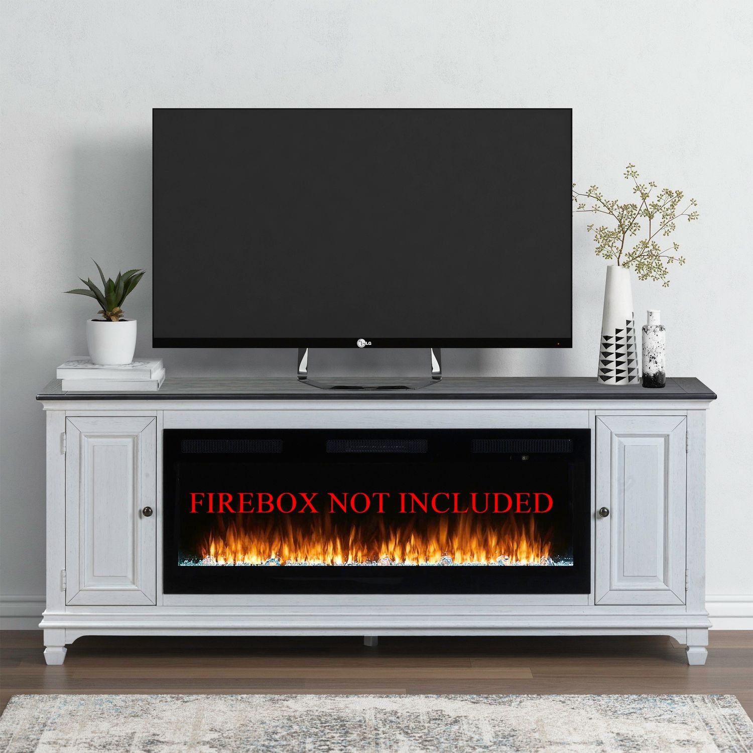 Liberty Furniture Home Entertainment 80 Inch Fireplace TV Console FIRE ...