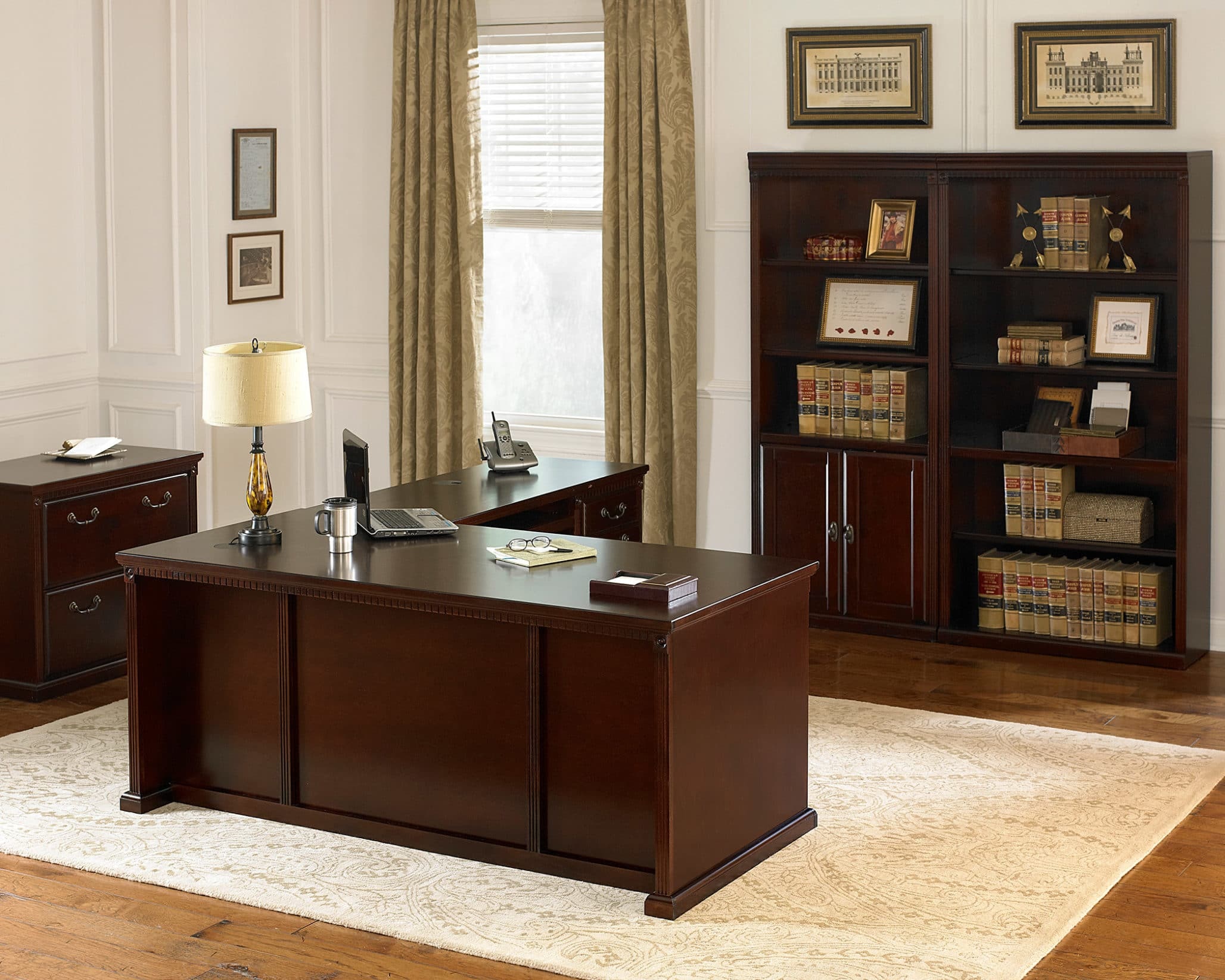 Martin Furniture Home Office 72 Inch H Lower Door Bookcase IMHCR3072DD ...