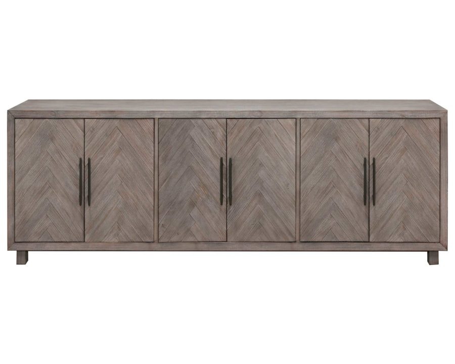 Martin Furniture Living Room 90" Six Door Console IMPA390 - Furniture ...