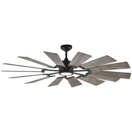 Visual Comfort & Co Ceiling Lights Prairie 62" LED Ceiling Fan 14PRR62 ...