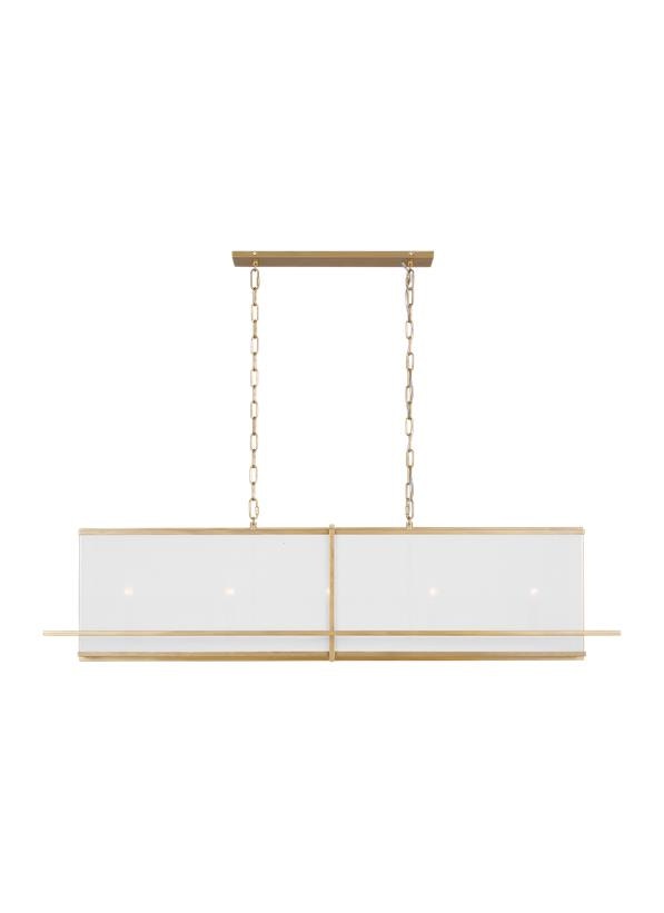 Visual Comfort & Co. Ceiling Lights Dresden Large Linear Chandelier TFC1025CGD - Staiano's