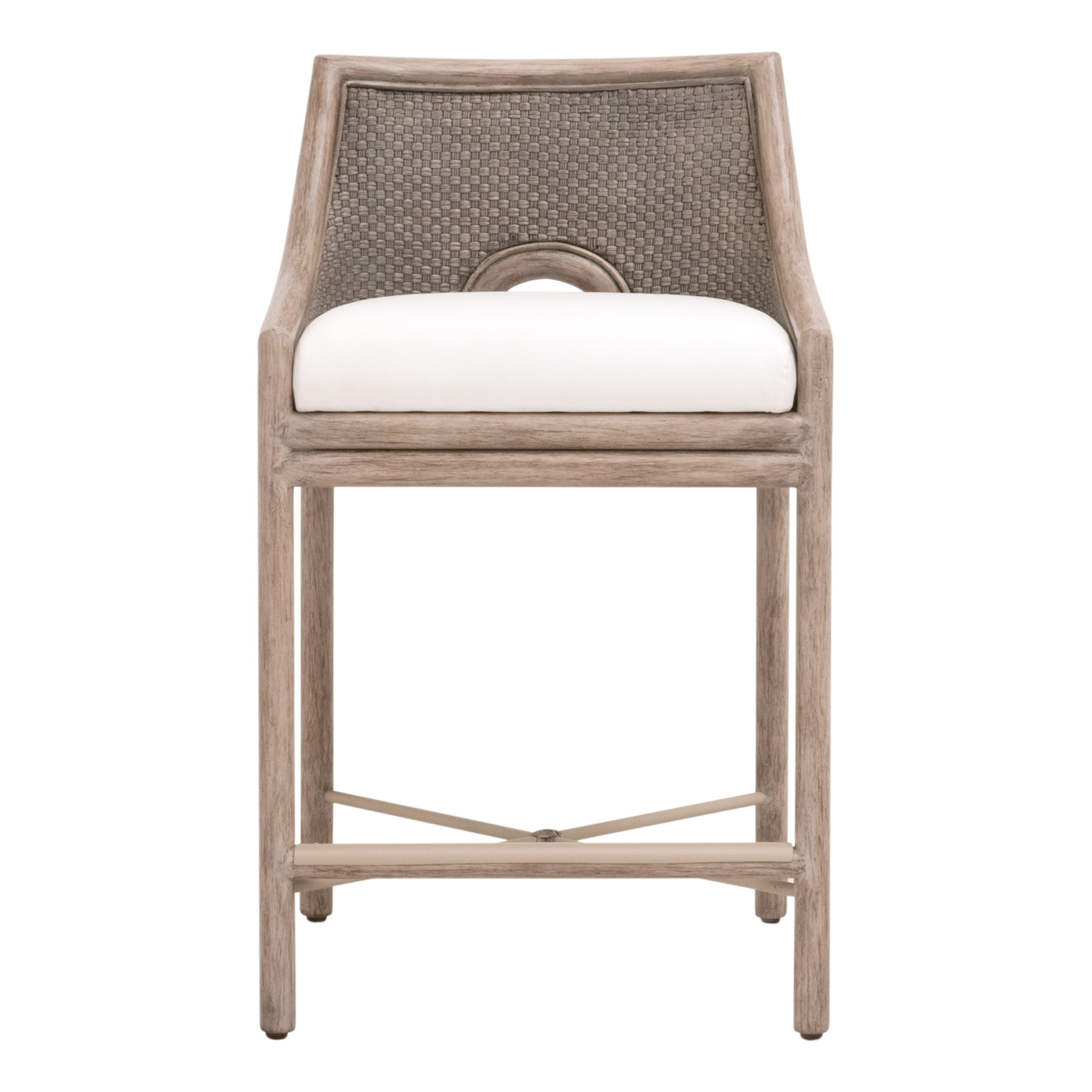 Essentials for Living Woven Adamo Counter Stool 6813CS.FGRY/LPPRL/FG ...