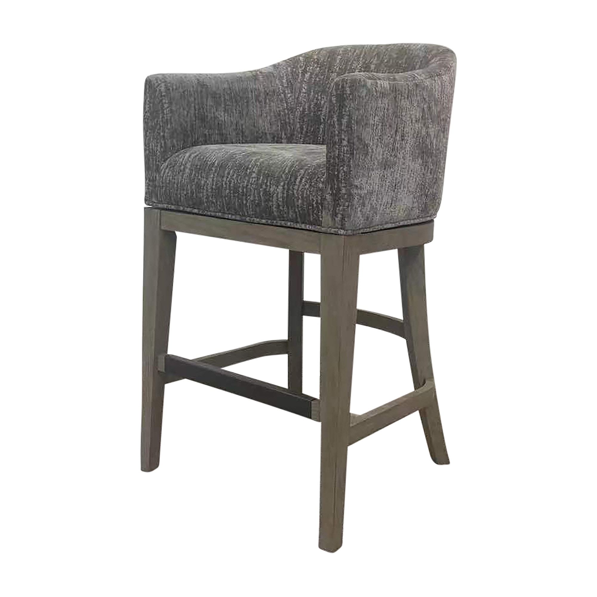Parker House Casual Dining Pure Modern Dining Upholstered Swivel Barstool DPUR-2530S - Woodstock