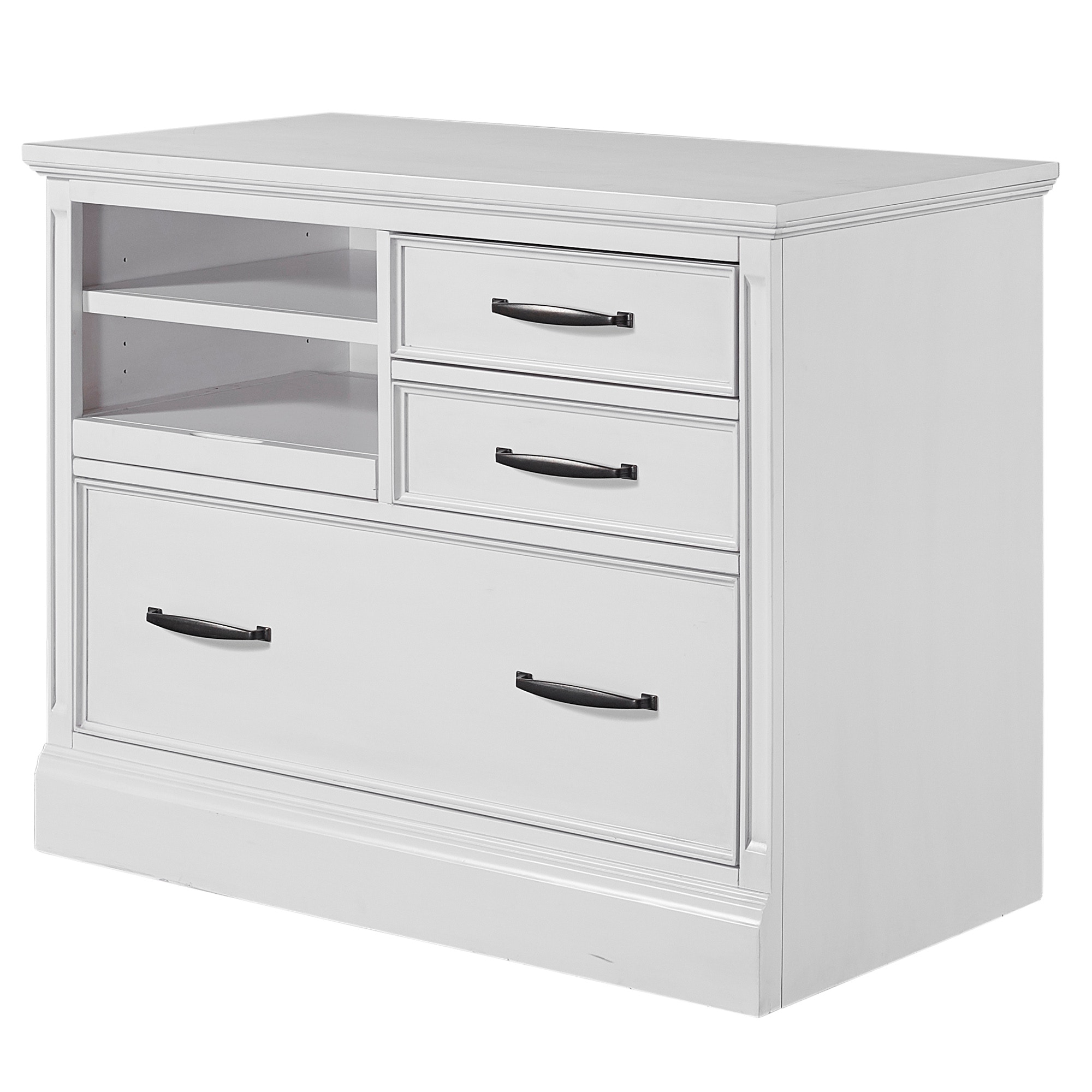 Parker House Home Office Shoreham - Effortless White Functional File ...