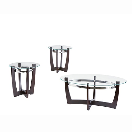 Progressive Furniture Living Room 3 Pack- Cocktail and 2 End Tables ...