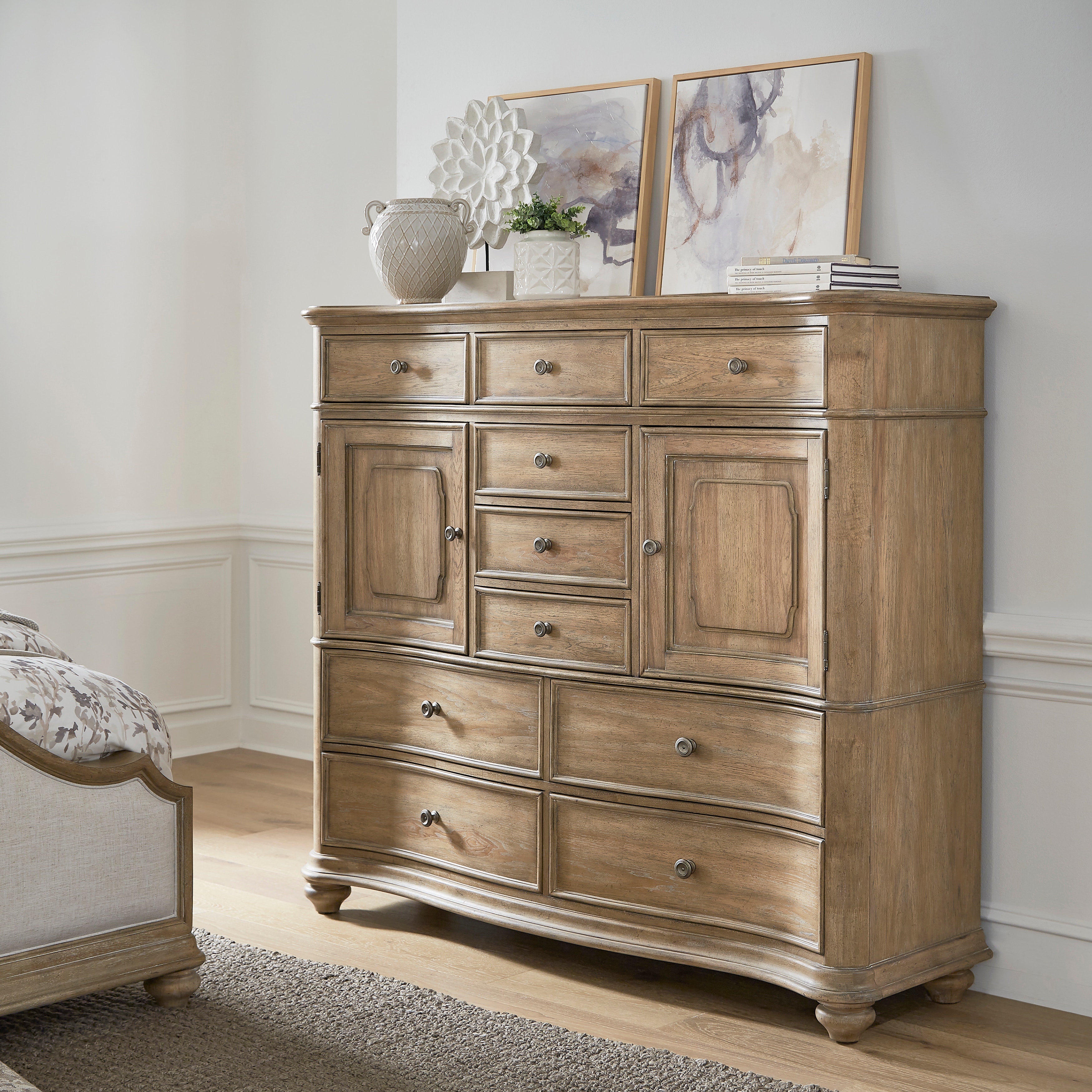 PFC Bedroom Weston Hills 4 Drawer Master Chest Base P293127B - Brownlee ...