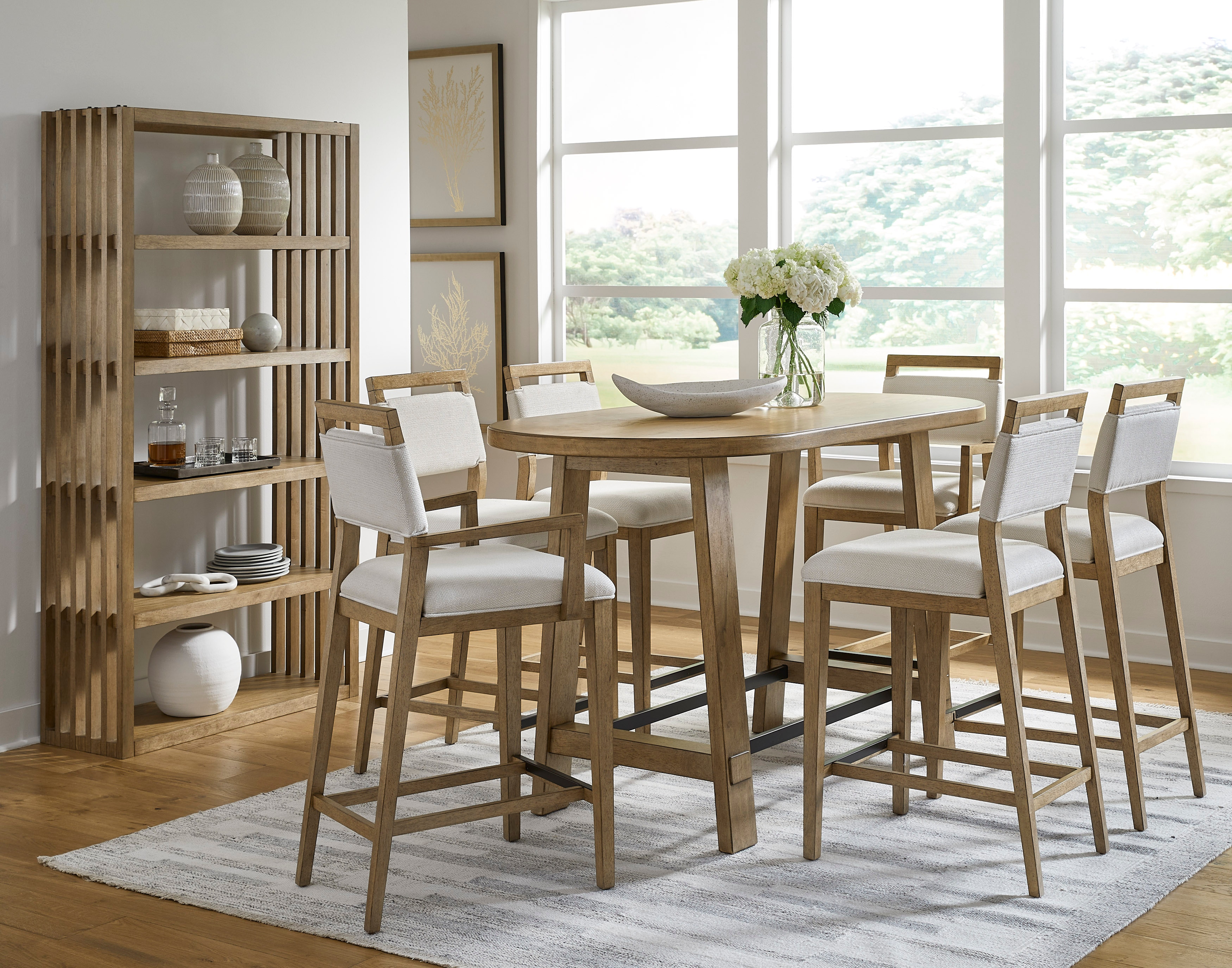 Drew Jonathan Home Casual Dining Catalina Bar Height Dining Table P307DJ DR K2 Pulaski