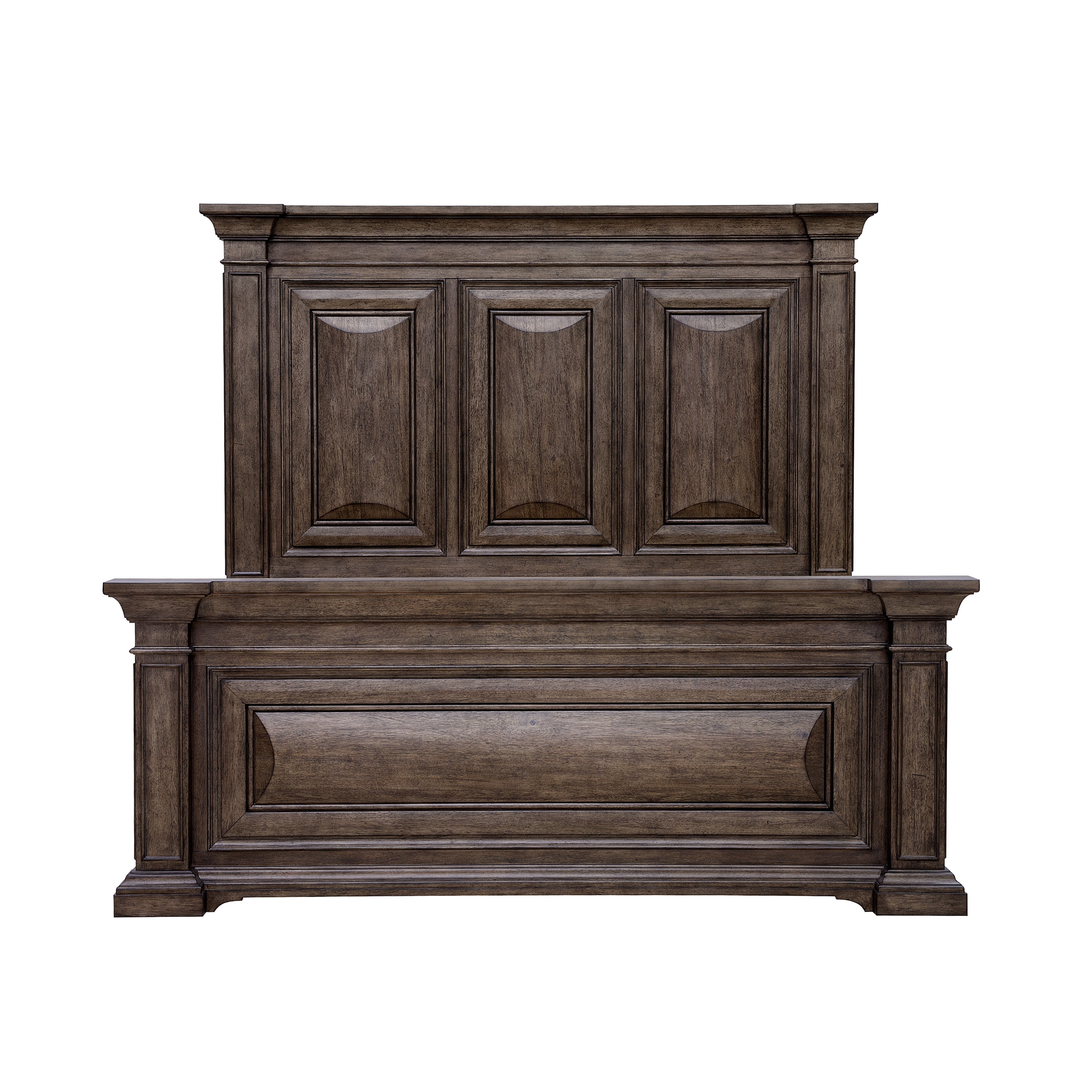 Pulaski Furniture Bedroom Woodbury King Panel Bed P351-BR-K3 - Pulaski ...