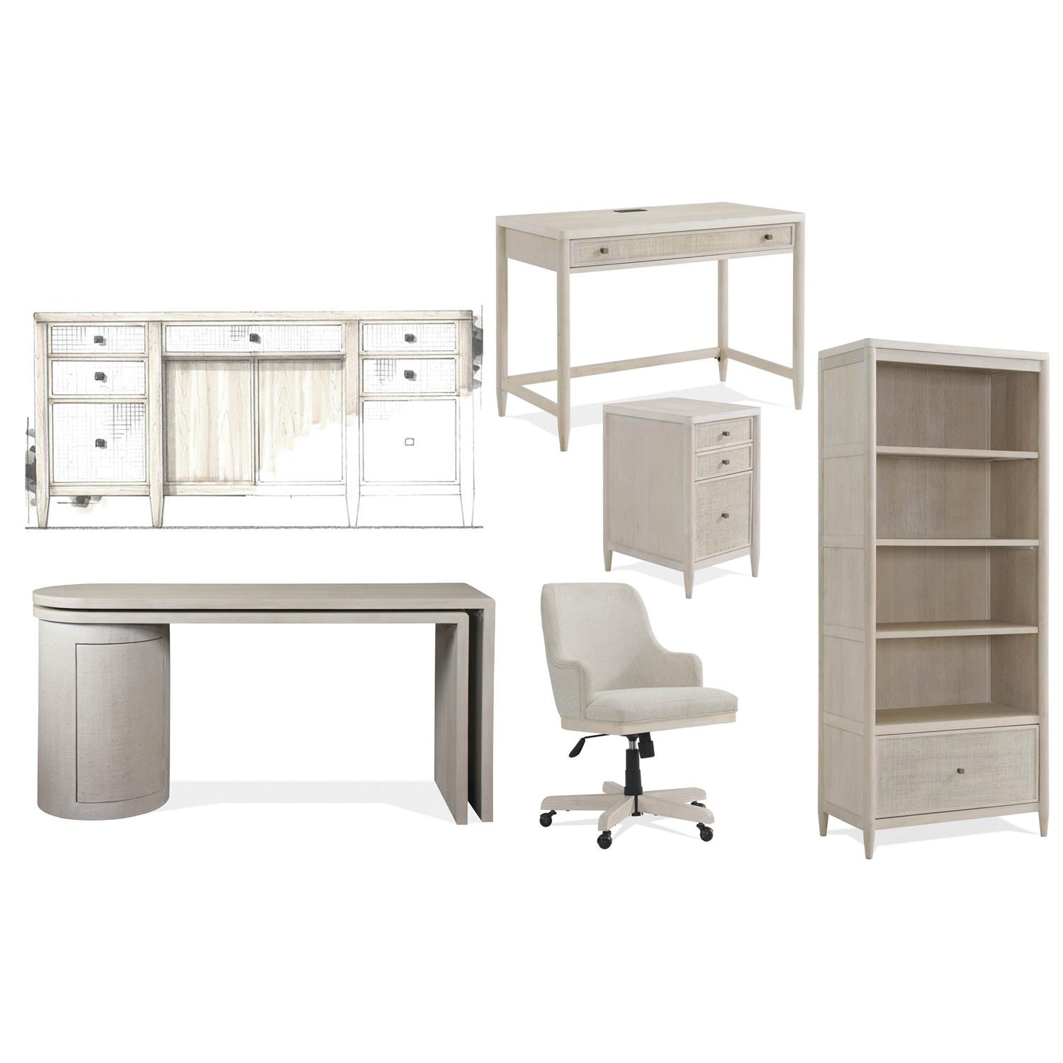 Riverside Home Office Swivel Desk Top 18232 - Claussens Furniture ...