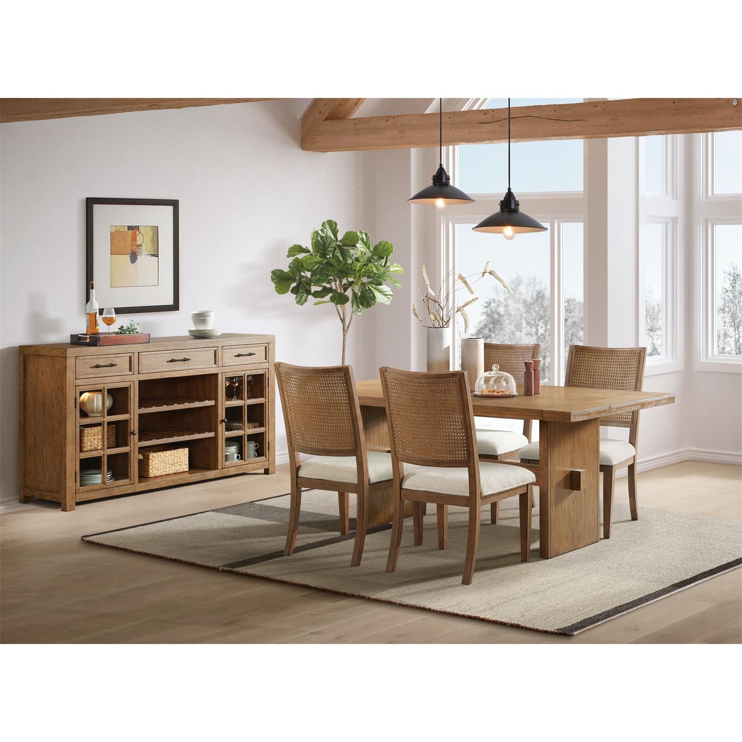 Riverside Casual Dining Trestle Dining Table Top 50550 - Carol House ...