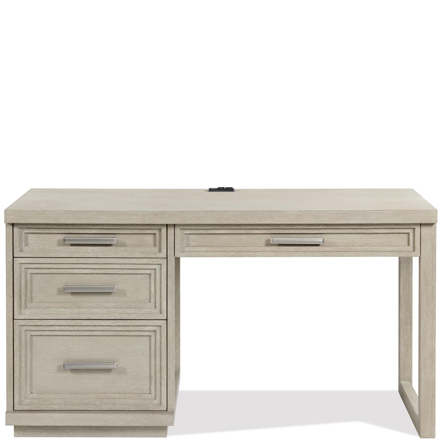 Riverside Home Office Single Pedestal Desk 73430 | Hickory Furniture ...