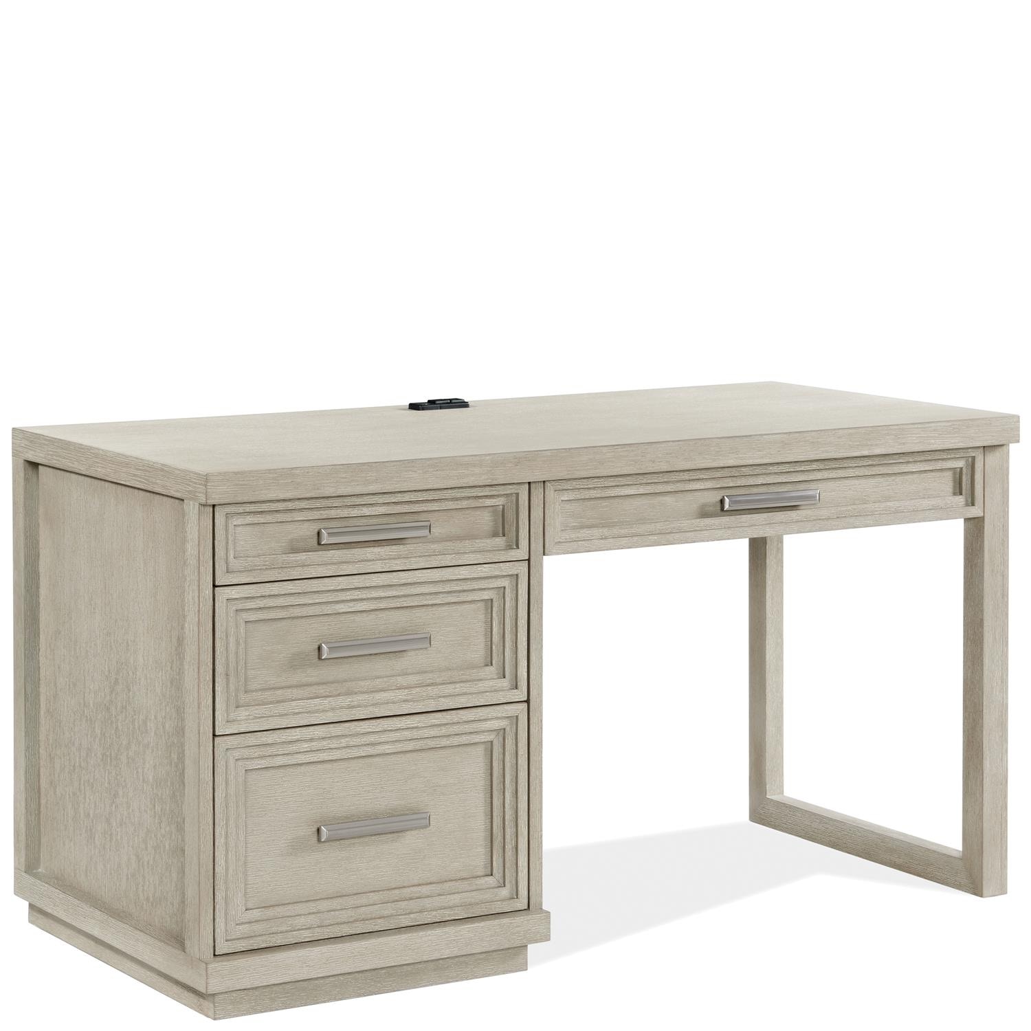 Riverside Home Office Single Pedestal Desk 73430 - Carol House ...