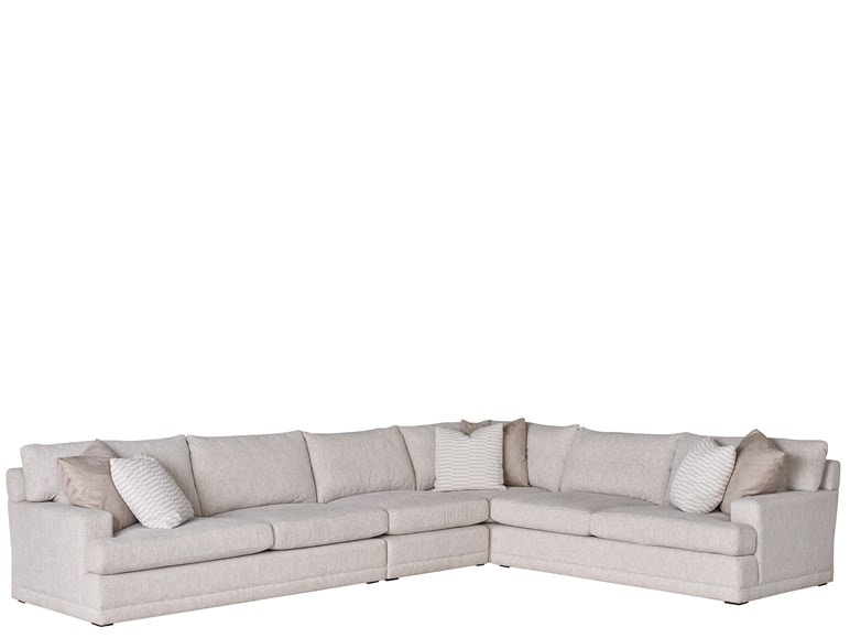Universal Furniture Living Room Hadlee Loveseat 4 pc Sectional ...