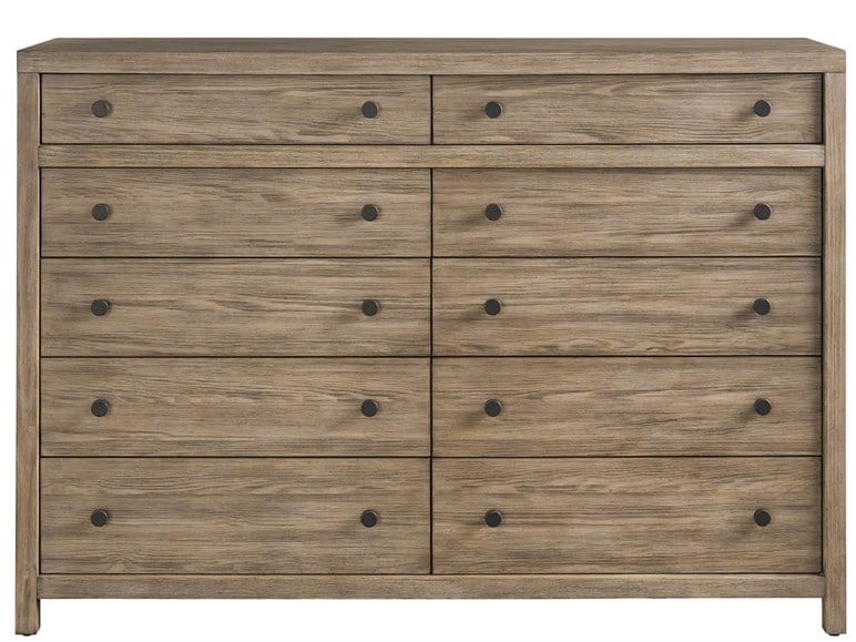 Universal Furniture Bedroom Boulder Ten Drawer Dresser U462050 - Burke ...