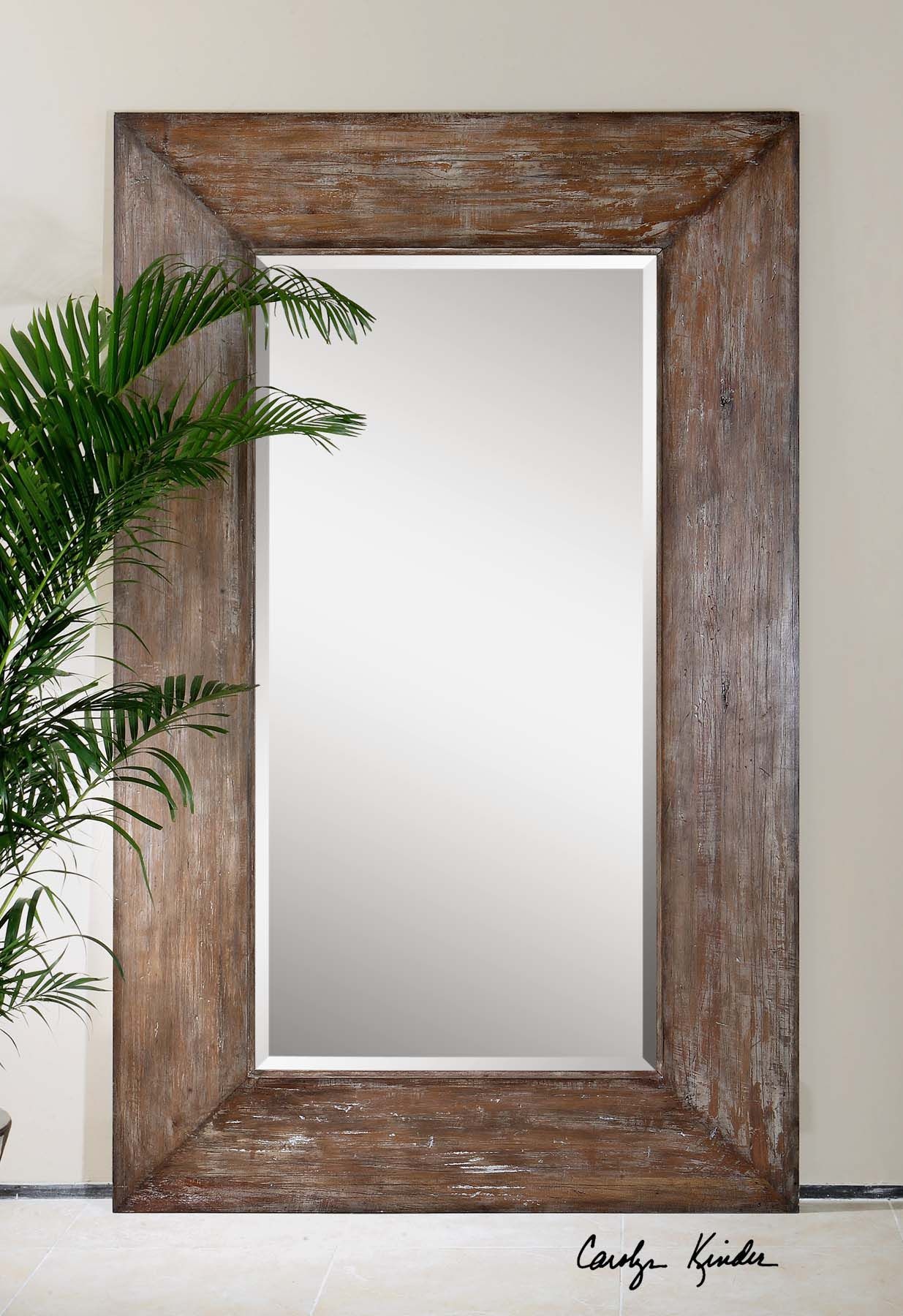 Langford Large Wood Mirror UT09505