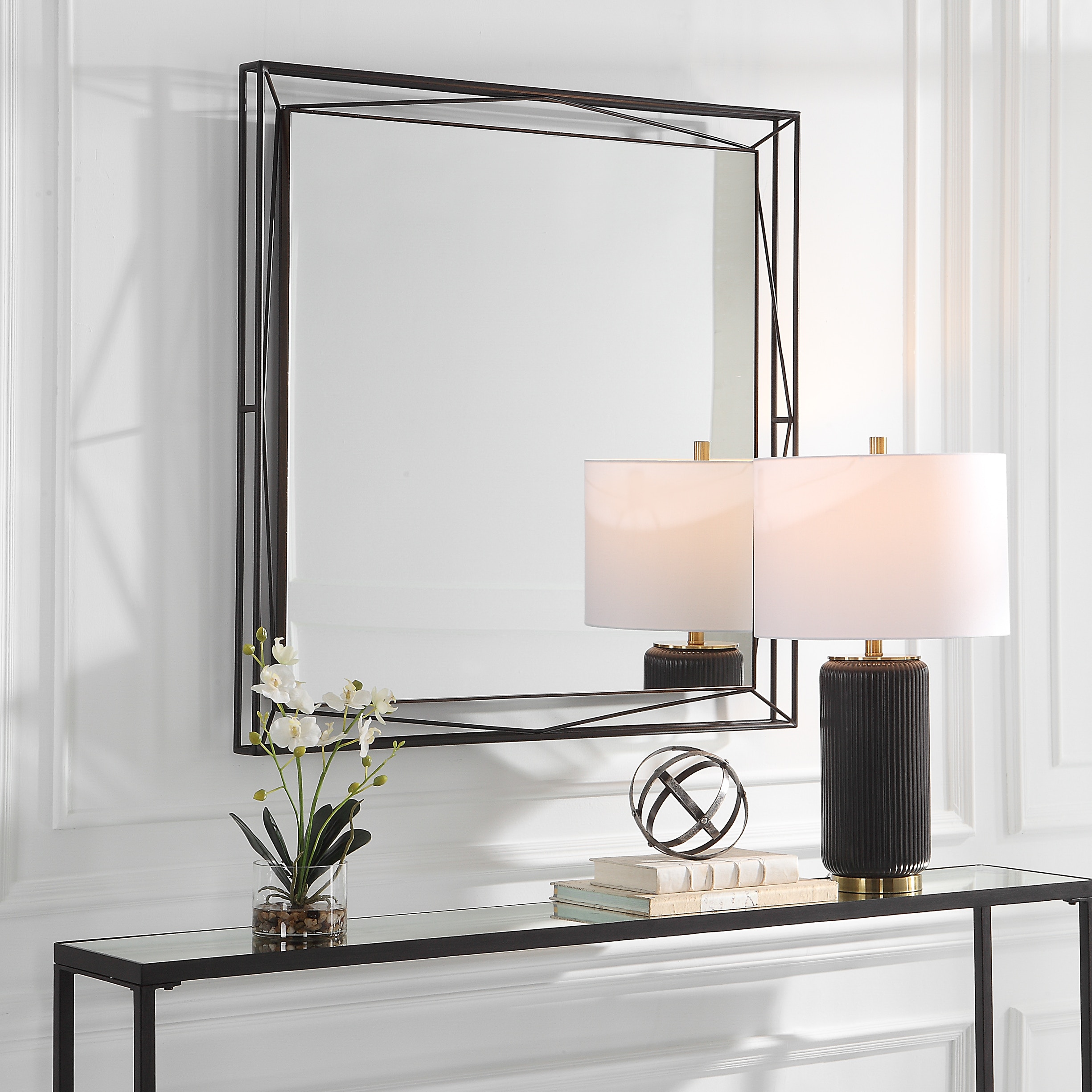 Uttermost Mirrors Entangled Modern Square Mirror 09868 - Kiser ...