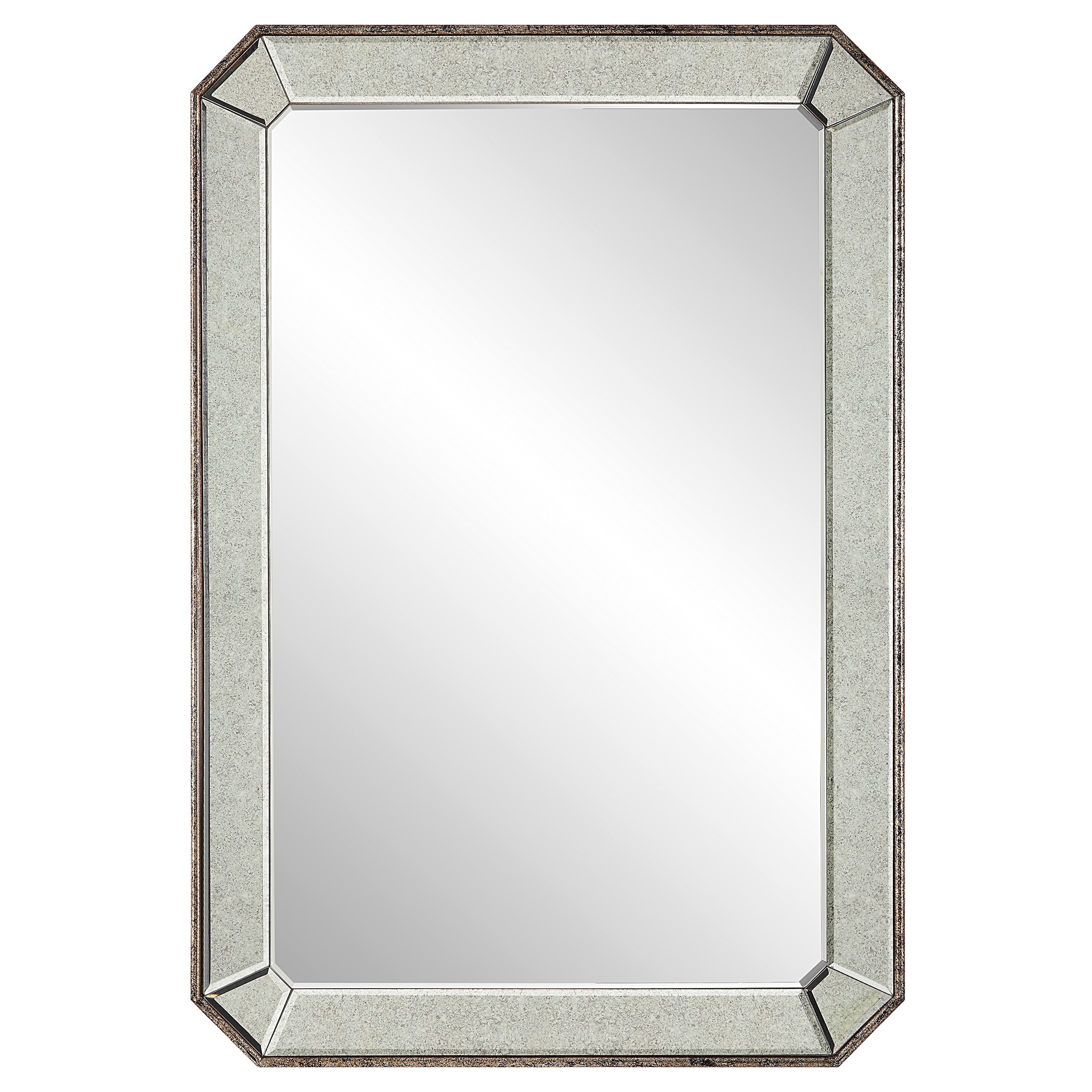 Uttermost Mirrors Cortona Antiqued Vanity Mirror 09927 | Hickory ...