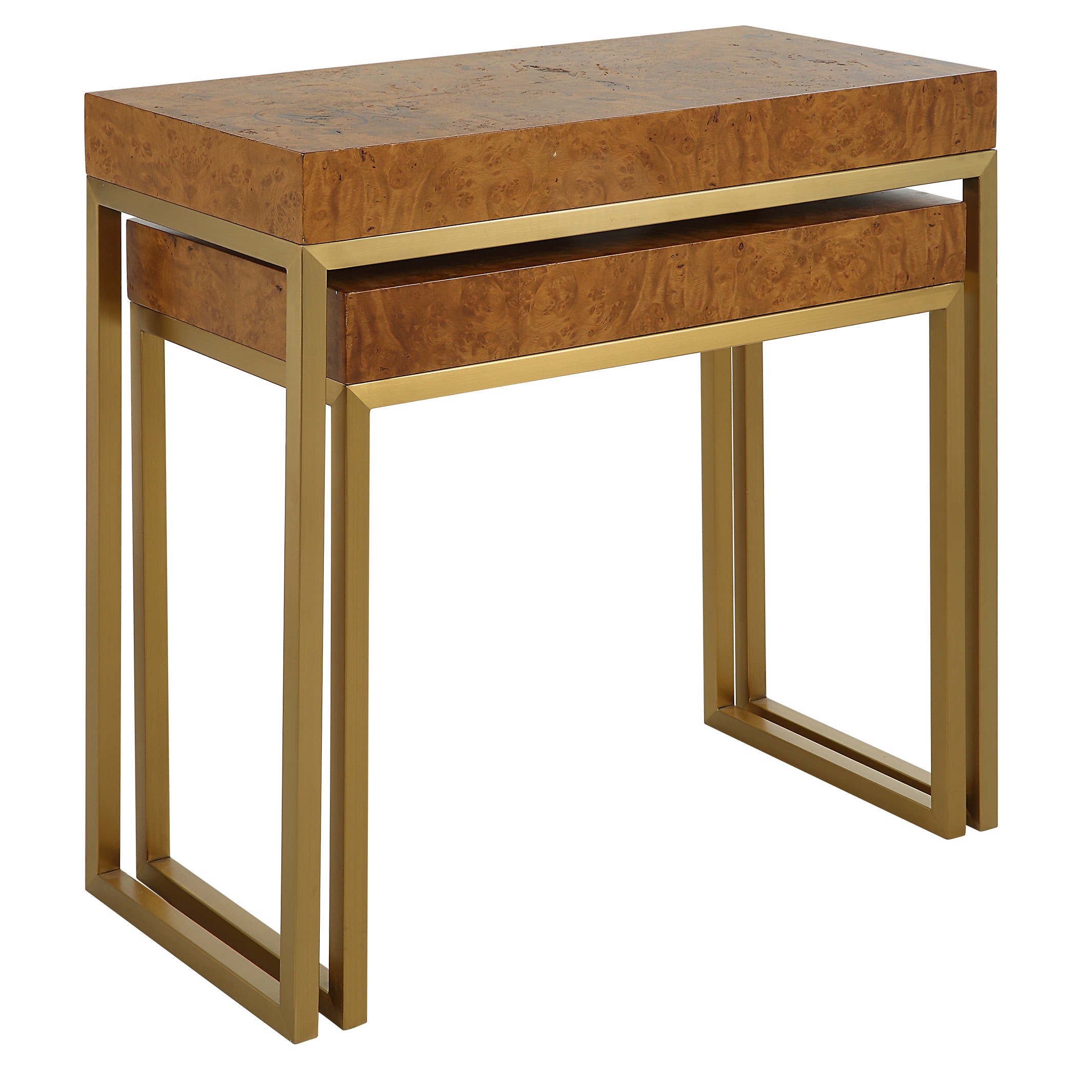 Uttermost Living Room Burl-esque Wooden Nesting Tables, S/2 22986 ...