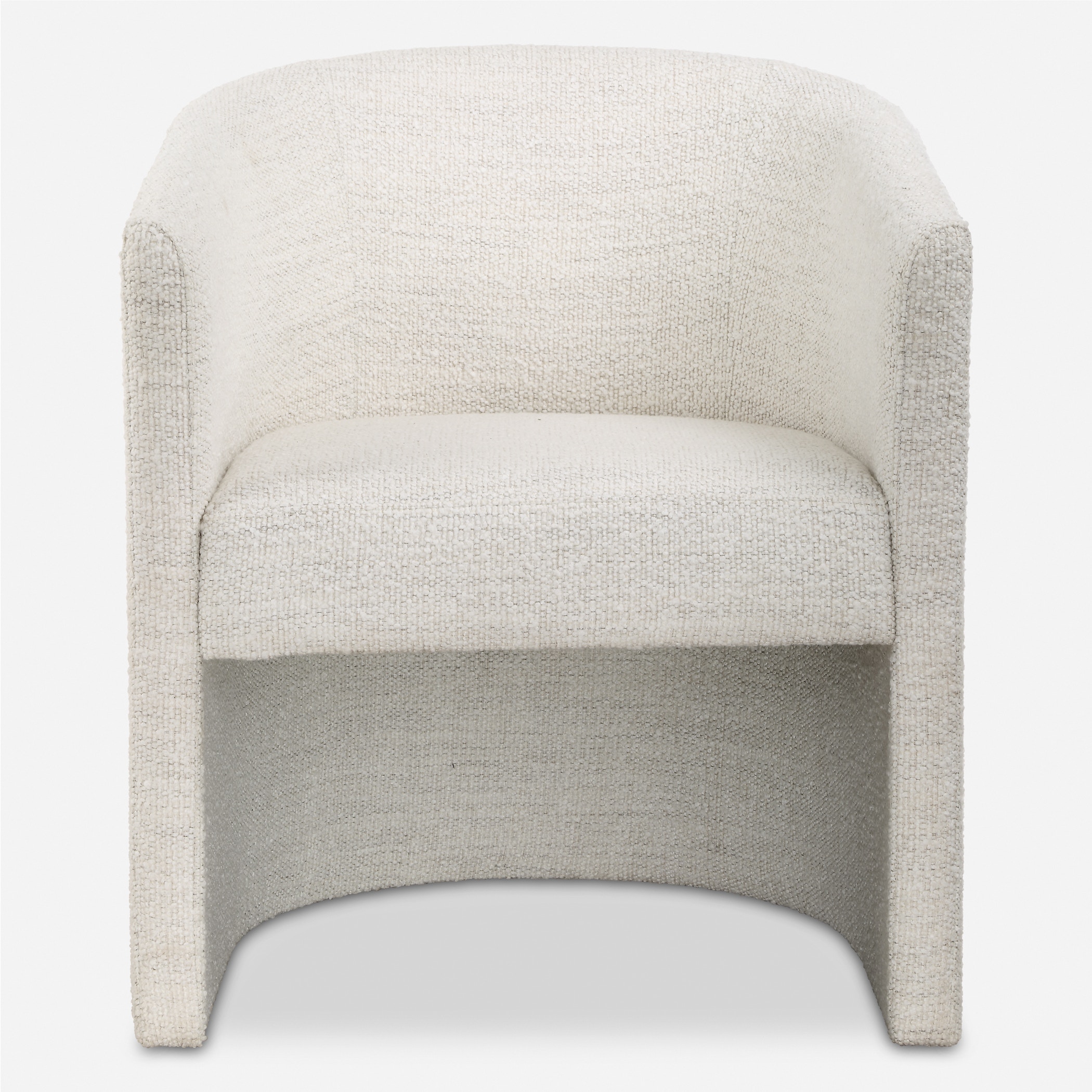 Uttermost Casual Dining Encompass White Fabric Dining Chair 23798 Interior Furniture Resources