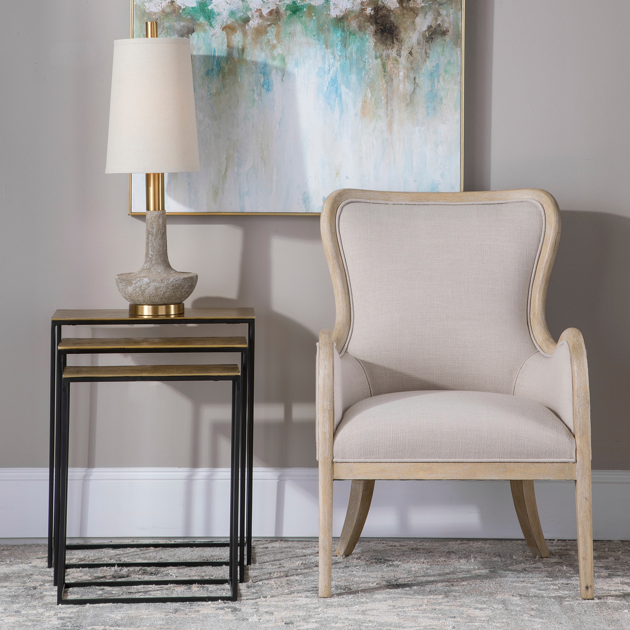 Uttermost Coreene Gold Nesting Tables Set/3 25050 - Portland, OR | Key ...
