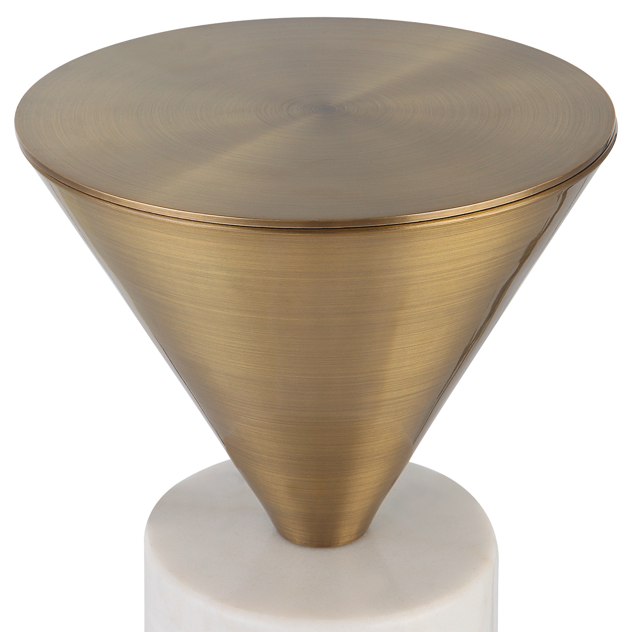 Uttermost Top Hat Top Hat Brass Drink Table 25250 - Portland, OR | Key ...