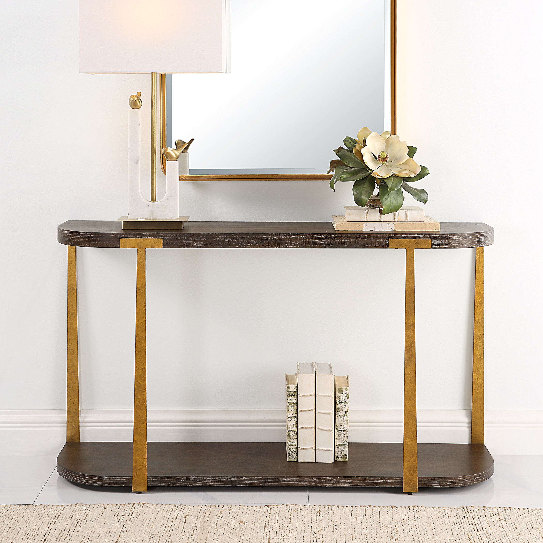 Uttermost wood console table store