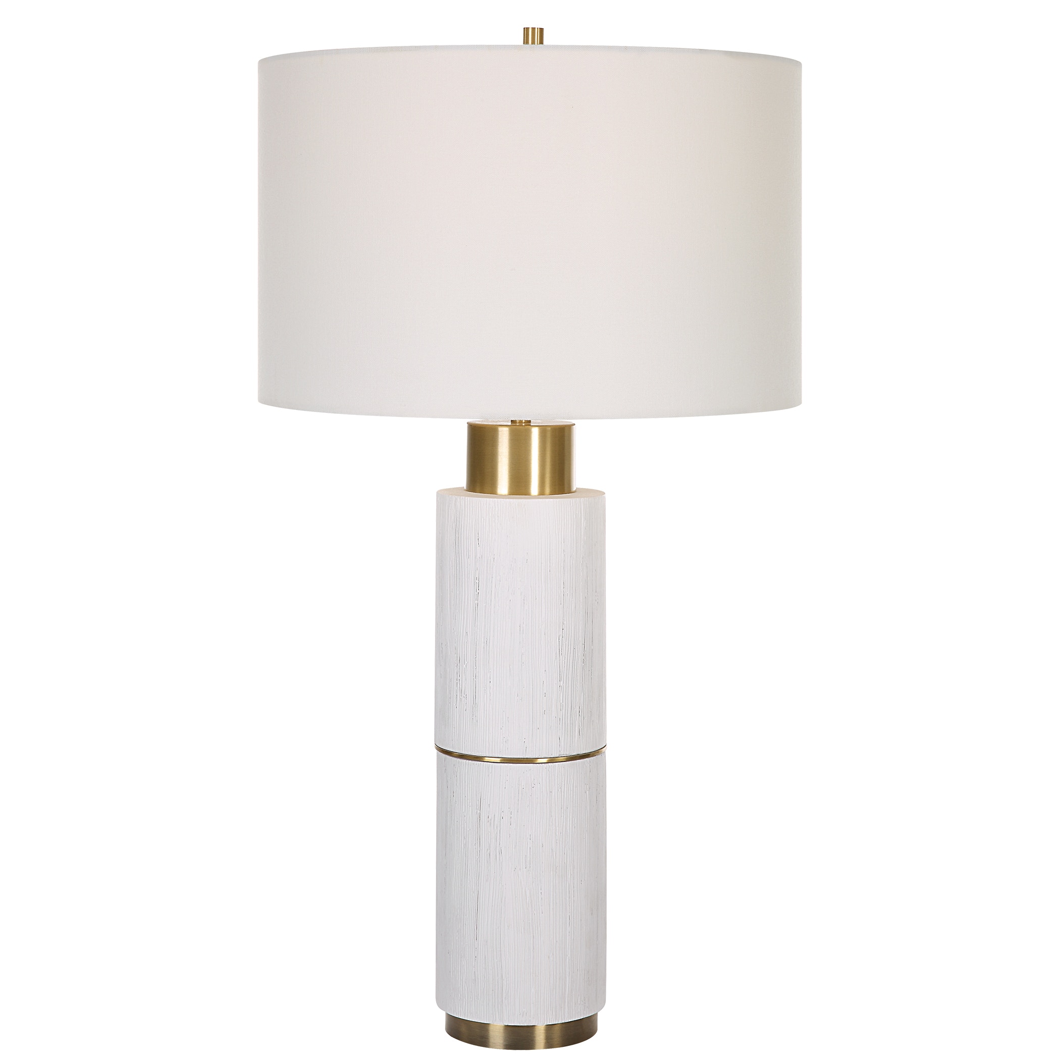 Uttermost Table and Floor Lamps Ruse Whitewashed Table Lamp 30190 | Hickory Furniture Mart