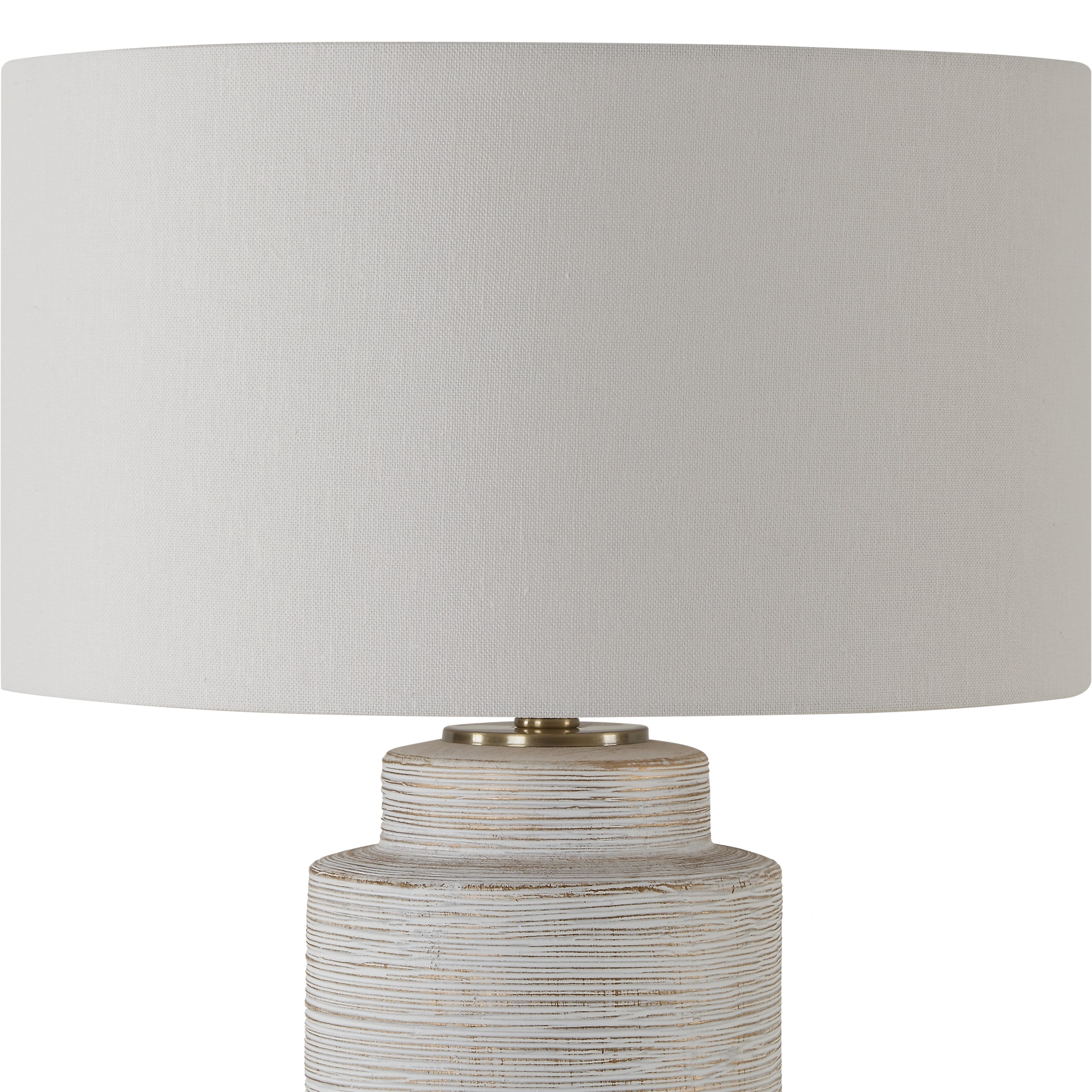 Uttermost Table and Floor Lamps Crimp Ribbed Table Lamp 30419 - Carol House Furniture - Maryland