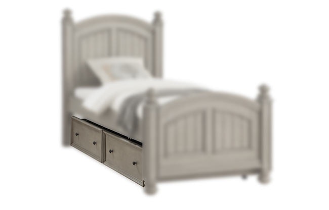 Winner's Only Bedroom Trundle Box for Full or Twin BB2002 | Hickory ...