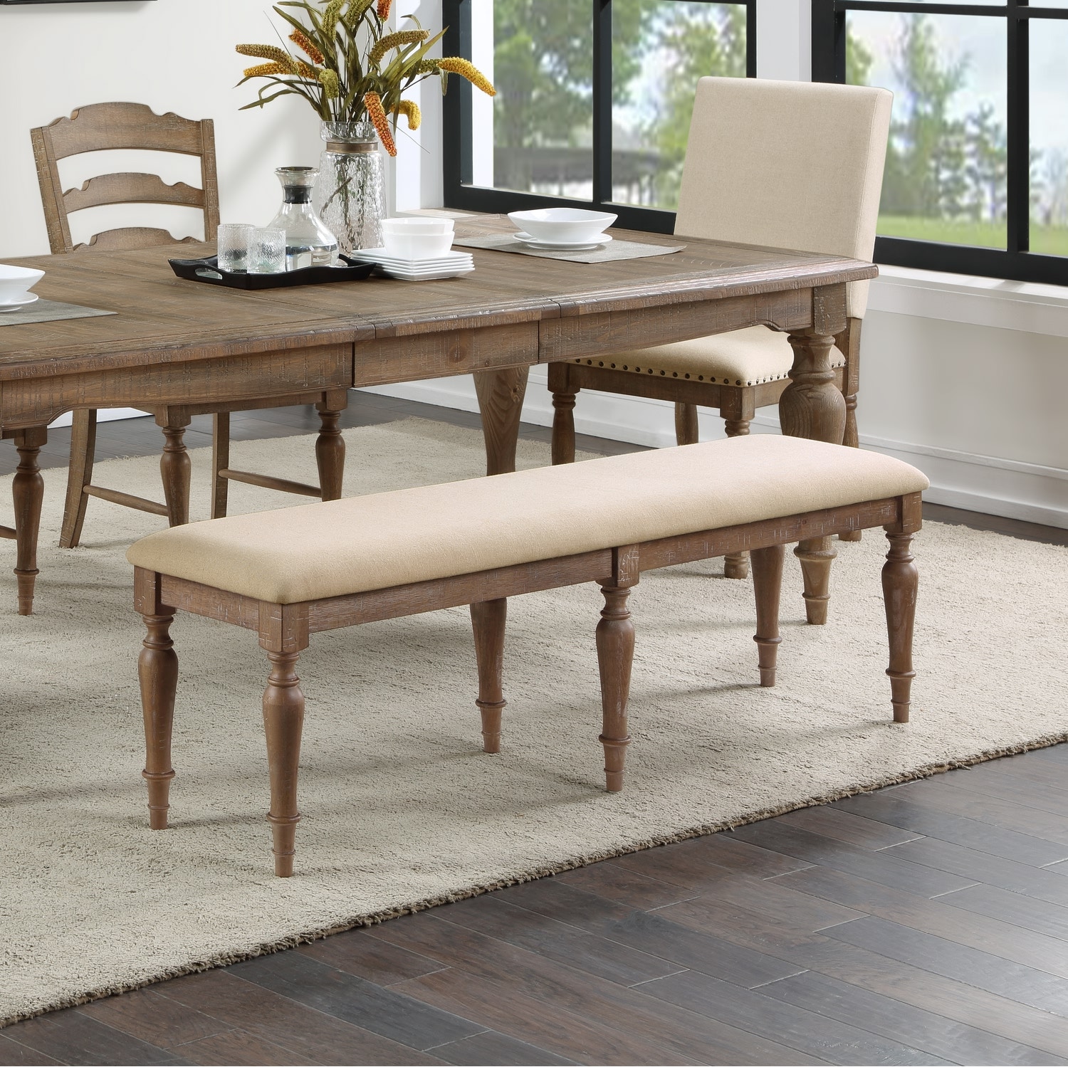 Winners Only Augusta - Rustic Brown 60'' Bench DA2456R - Portland, OR ...