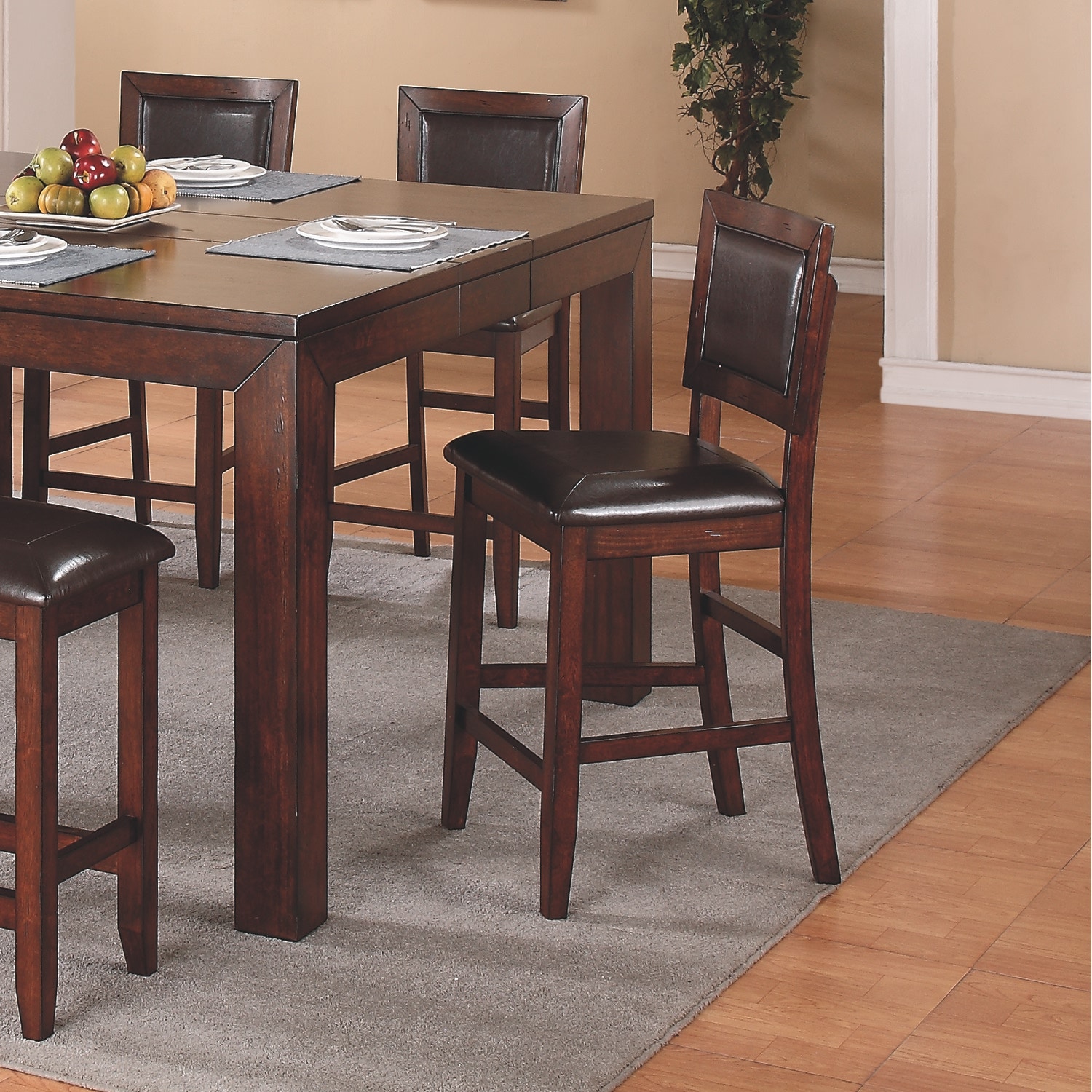 Winners Only Fallbrook 24 Inches Cushioned Back Barstool (QTY 2 ...