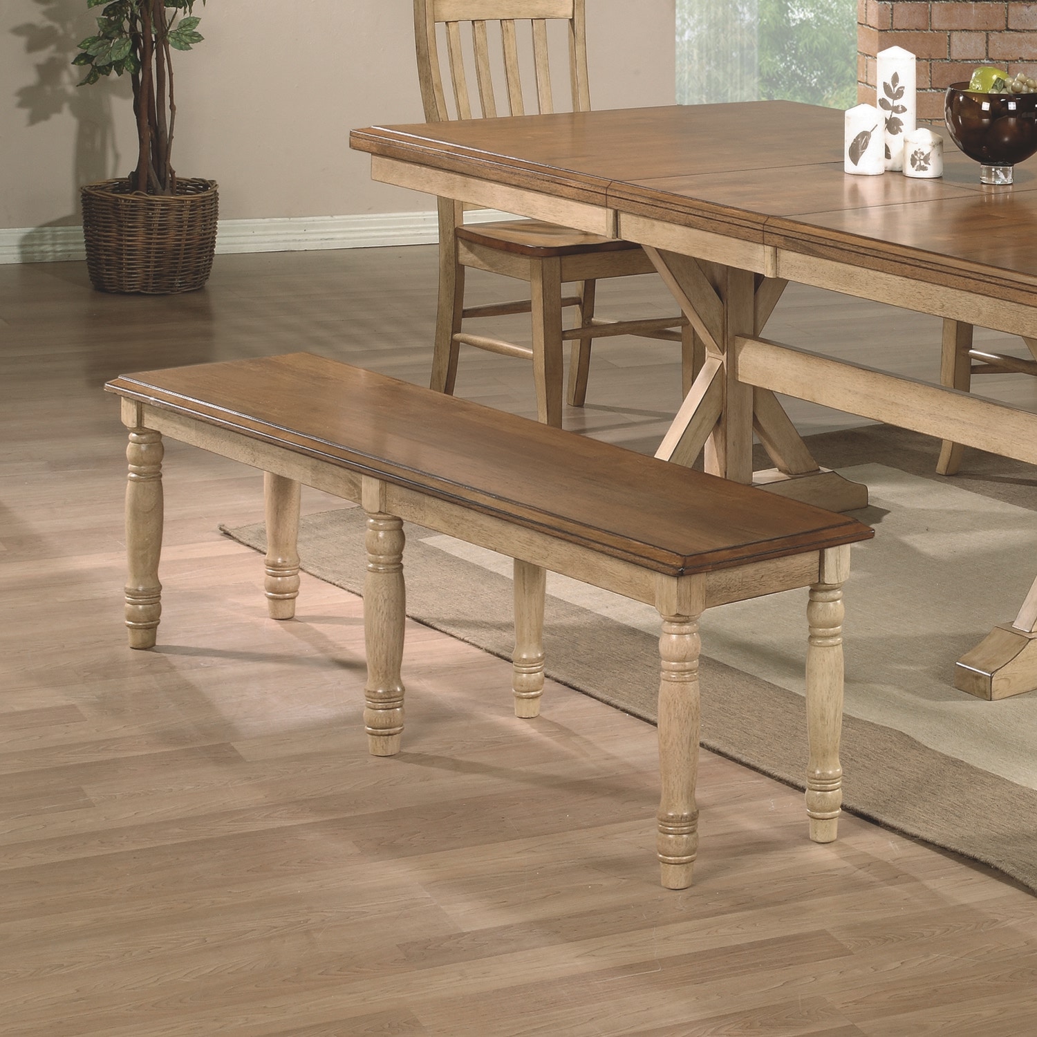 Winners Only Casual Dining 60" Bench DQ1456W - Carol House Furniture ...
