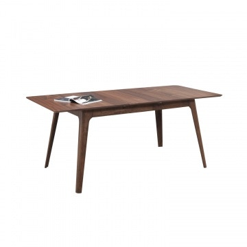 Winners Only Casual Dining 75" Leg Table with 16" Butterfly Leaf ...