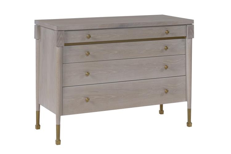 Hickory Chair Bedroom Herve Wood Top Chest HC1570-70 | Hickory ...