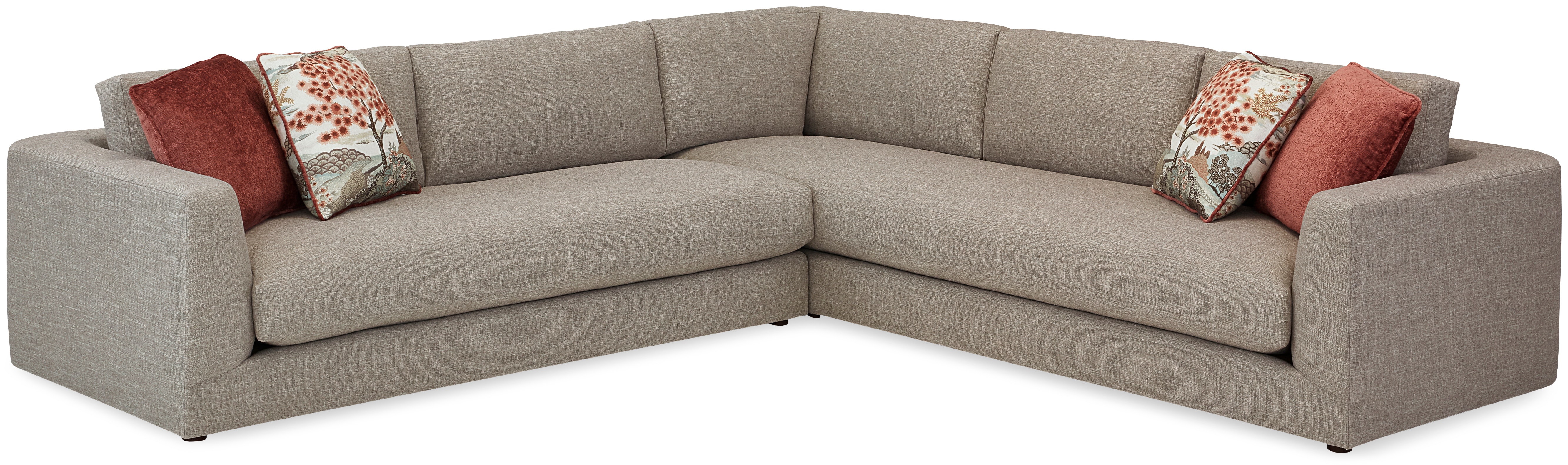 Temple Living Room Parkway Sectional 13680 Sectional | Hickory ...