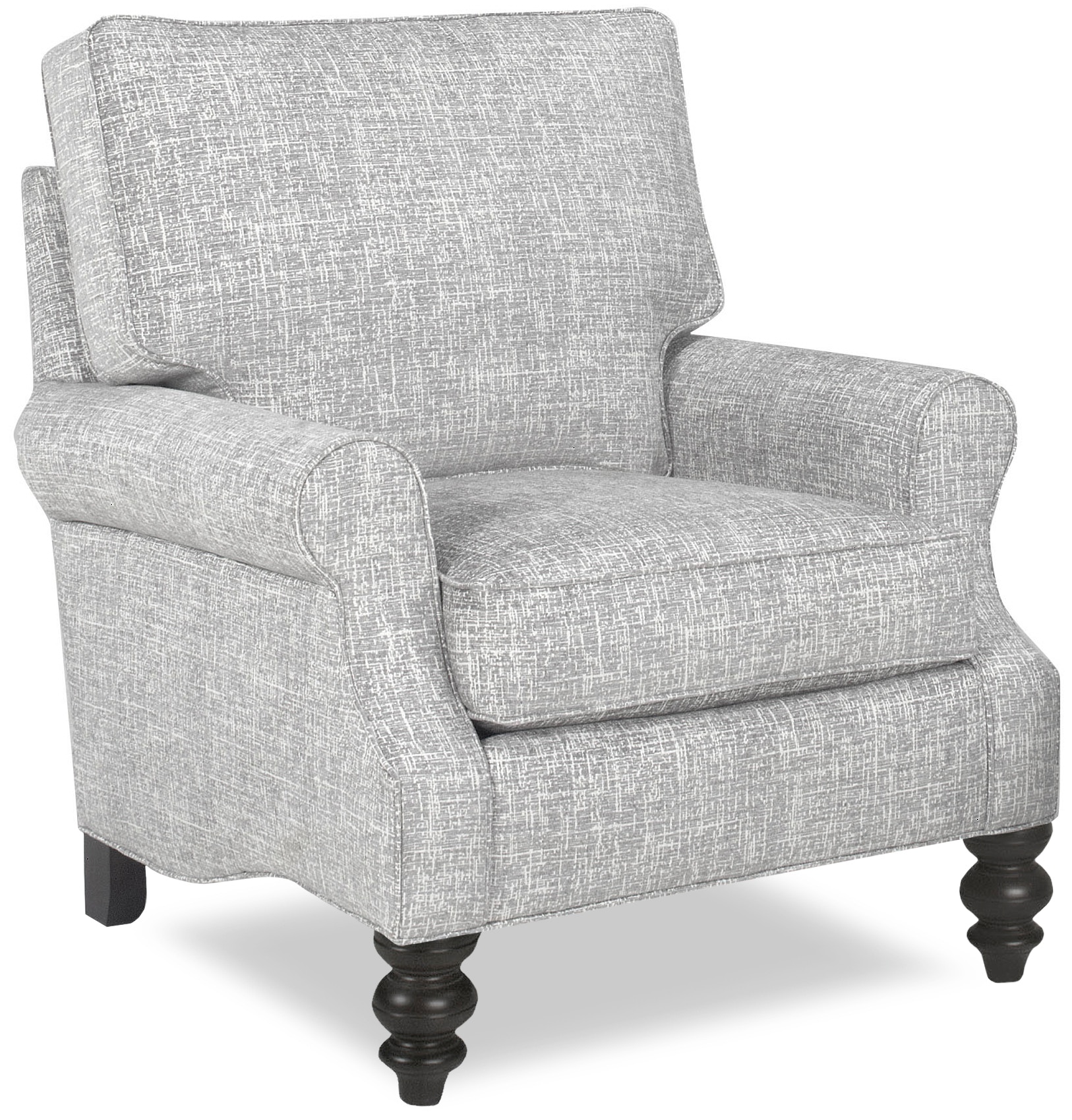 Temple Living Room Tammra Chair Double Spindle Leg 24685 DS - Klingman's