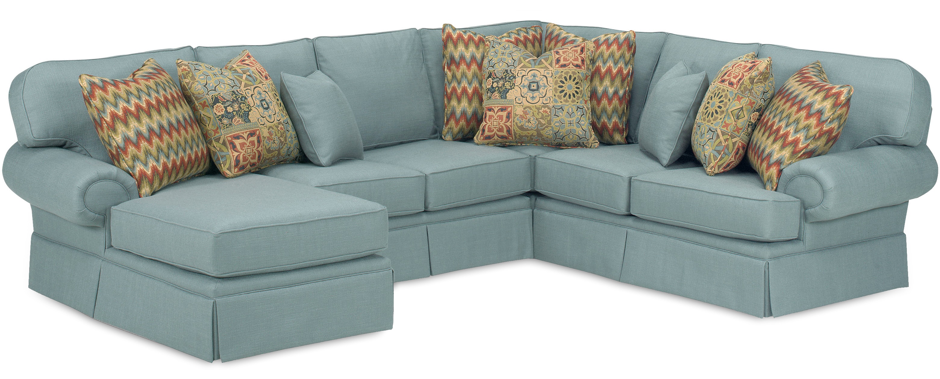 Temple Living Room Comfy Sectional Pictured: 9104L/9101-48AL/9100-100R ...