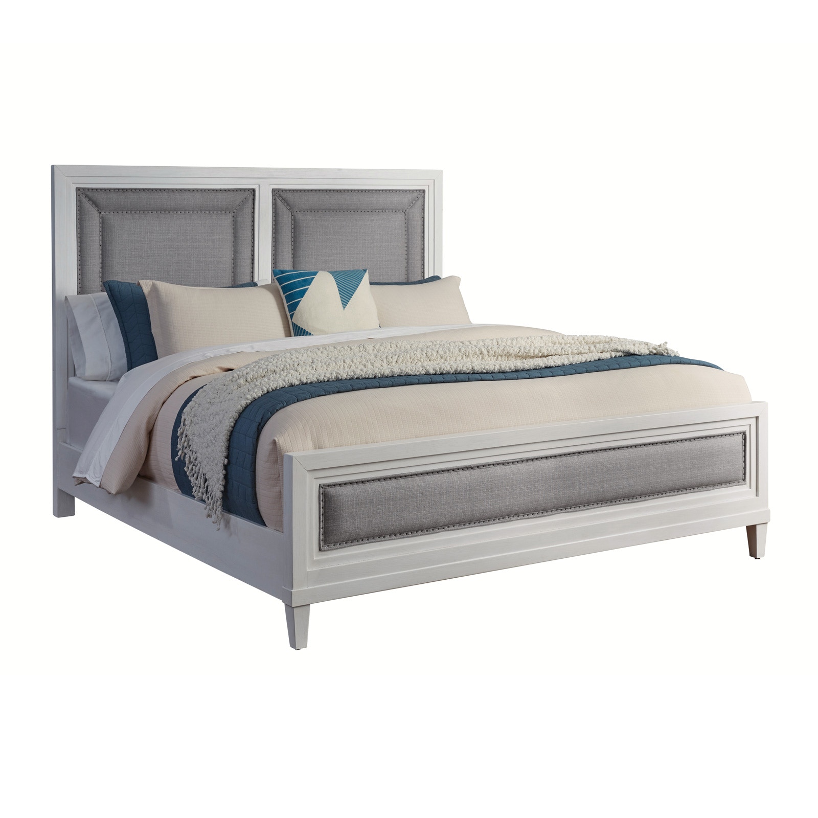 American Woodcrafters Bedroom Dunescape Queen Uph Headboard 1210-980 ...
