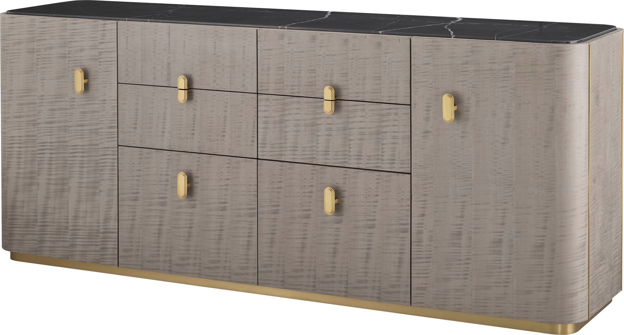 72 Inch Wide Multi Storage Credenza BKRBAA4565