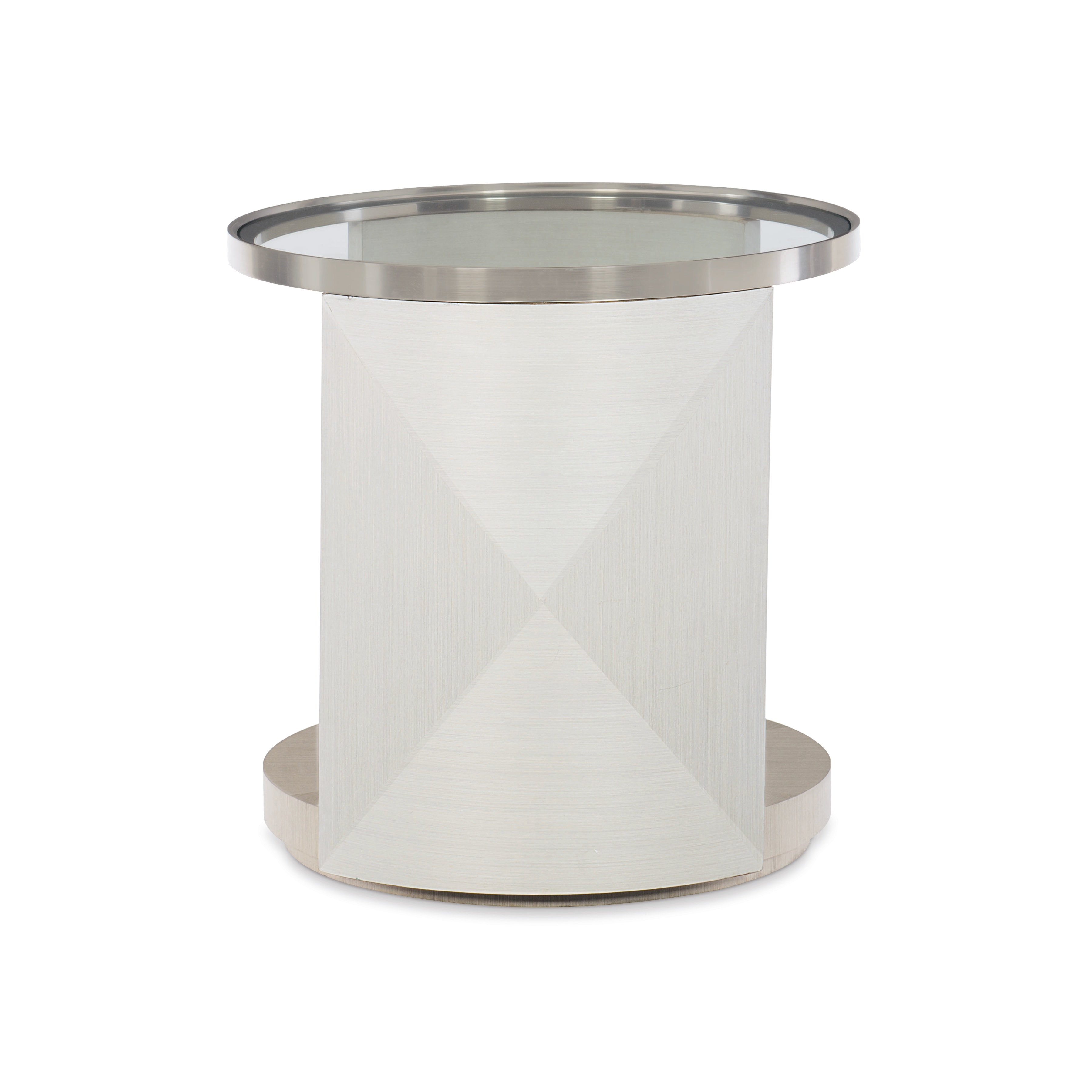 Bernhardt Living Living Room Axiom Side Table 381125 | Hickory ...