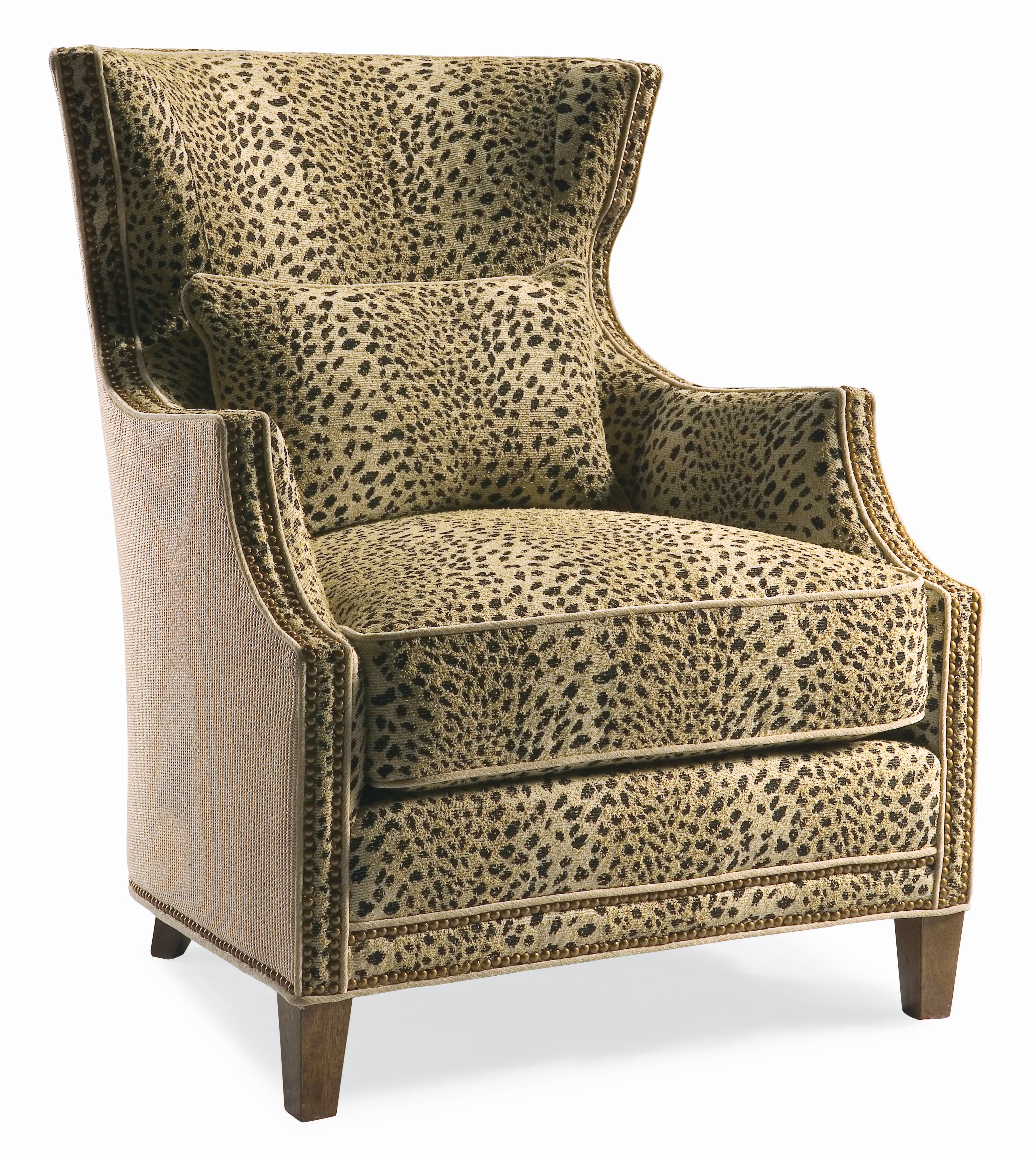 Hickory White Living Room Wing Chairs 4883-01 | Hickory Furniture Mart ...