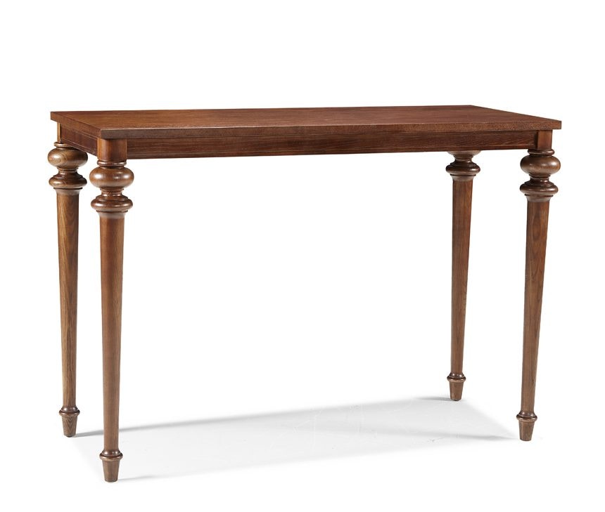 Hickory White Bar and Game Room Bar Table 42"H With Brantley Leg BC ...