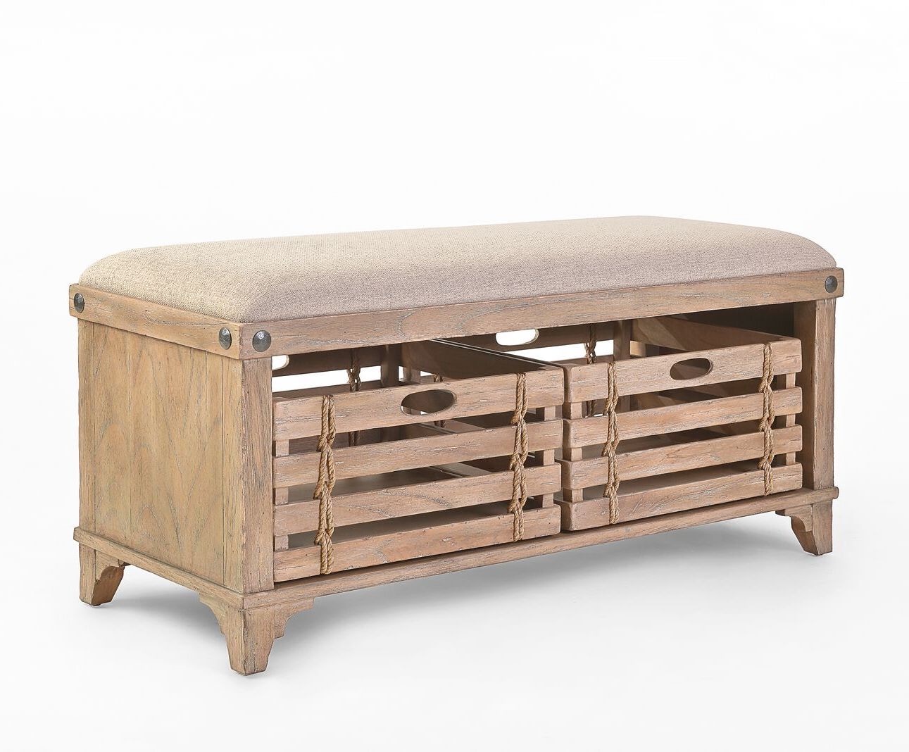 Braxton Culler Living Room Artisan Landing Storage Bench 2934-094 ...
