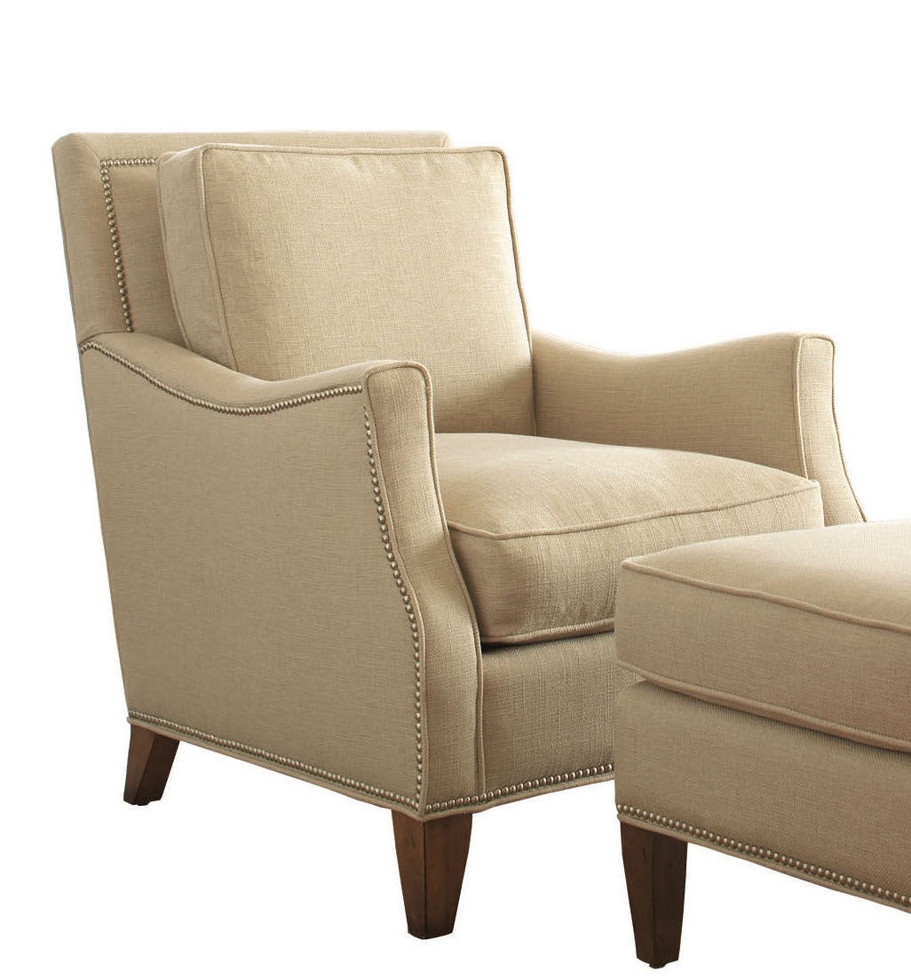Braxton Culler Living Room Tipton Chair with Nailhead Trim 718 001SN Haynes Brothers Volusia